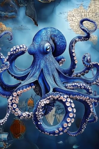 wooden puzzle Realistic Octopus Hard Challenging Exercise Intellegent ...
