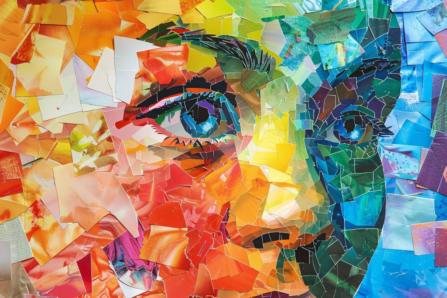 wooden puzzle Stained Glass Hard Challenging Exercise Intellegent wall ...