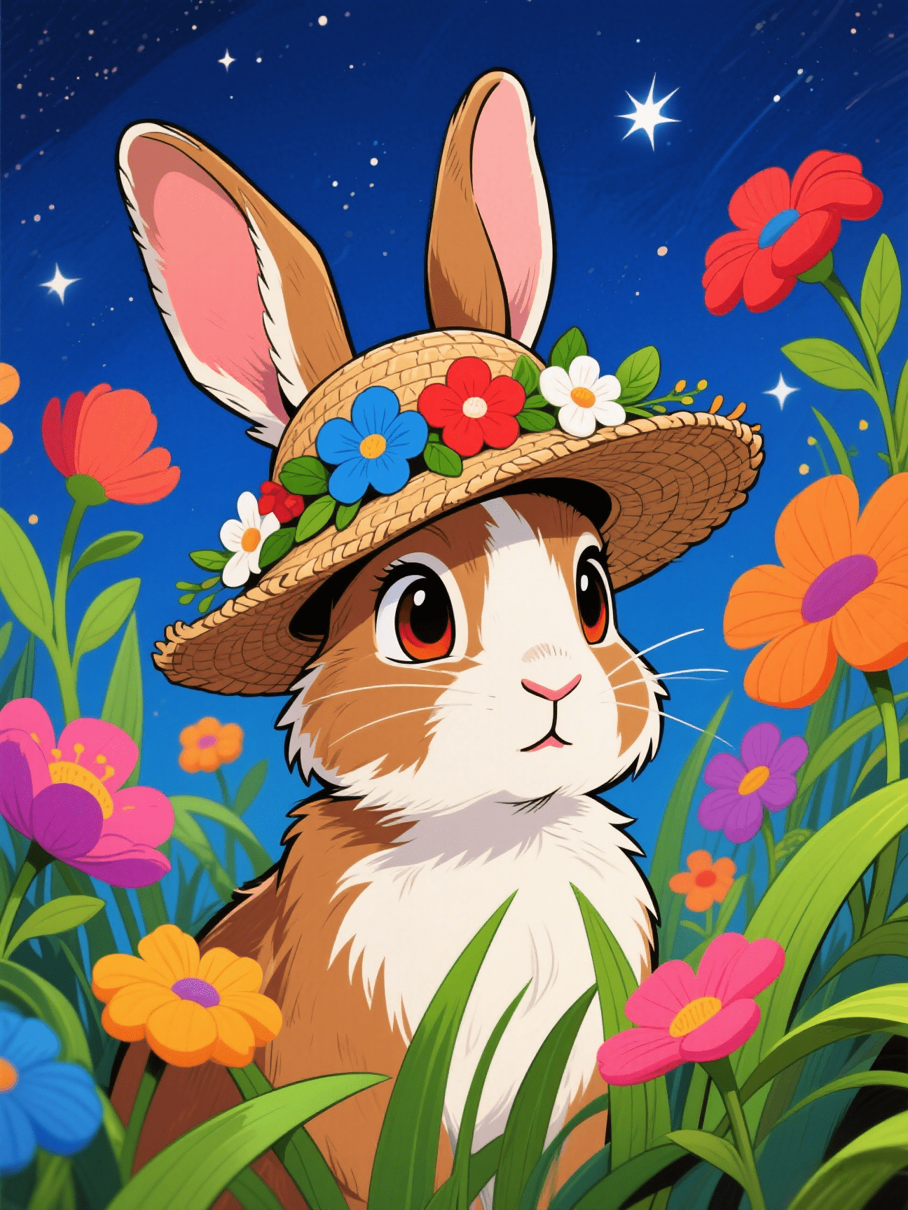 wooden puzzle A Super Bunny in a Colorful Bloom - Comic - Book ...