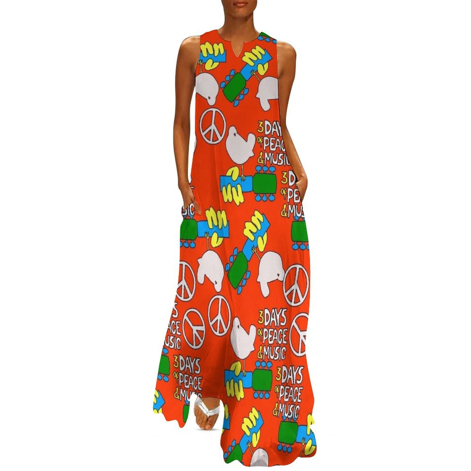 woodstock 1969 Long Dress summer dress for wom02 Long veiled dresses ...