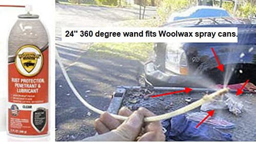 woolwax 12 Oz Undercoating Protection Aerosol Spray Can Black 6 Pack ...