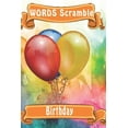 word scramble Birthday : Word scramble game is one of the fun word ...