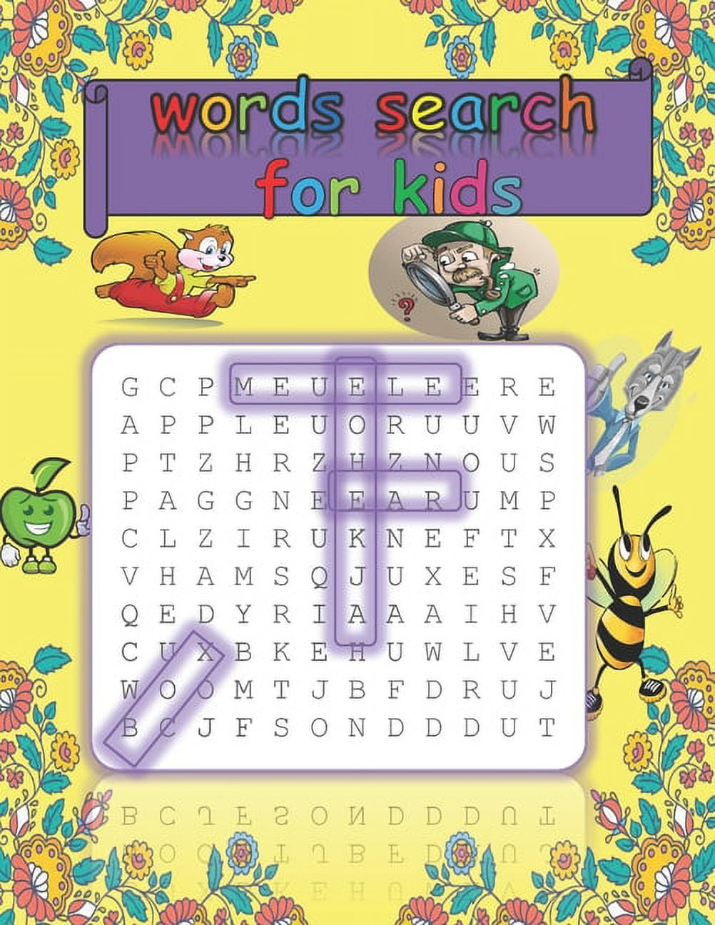 words search for kids: My First Word Searches Workbook - Ages up to 6 ...