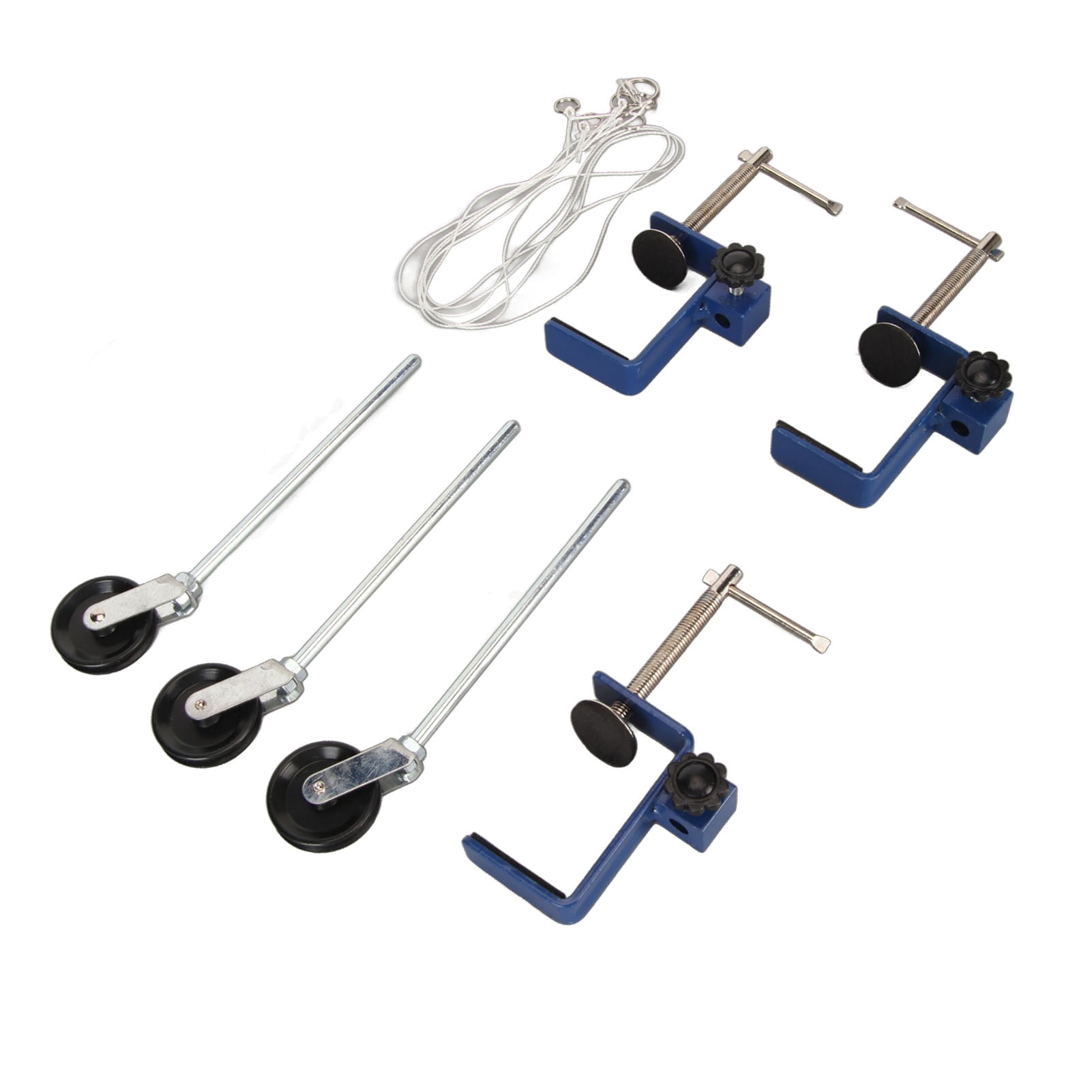 workbench mounting fixture reinforced metal plastic pulley multi ...