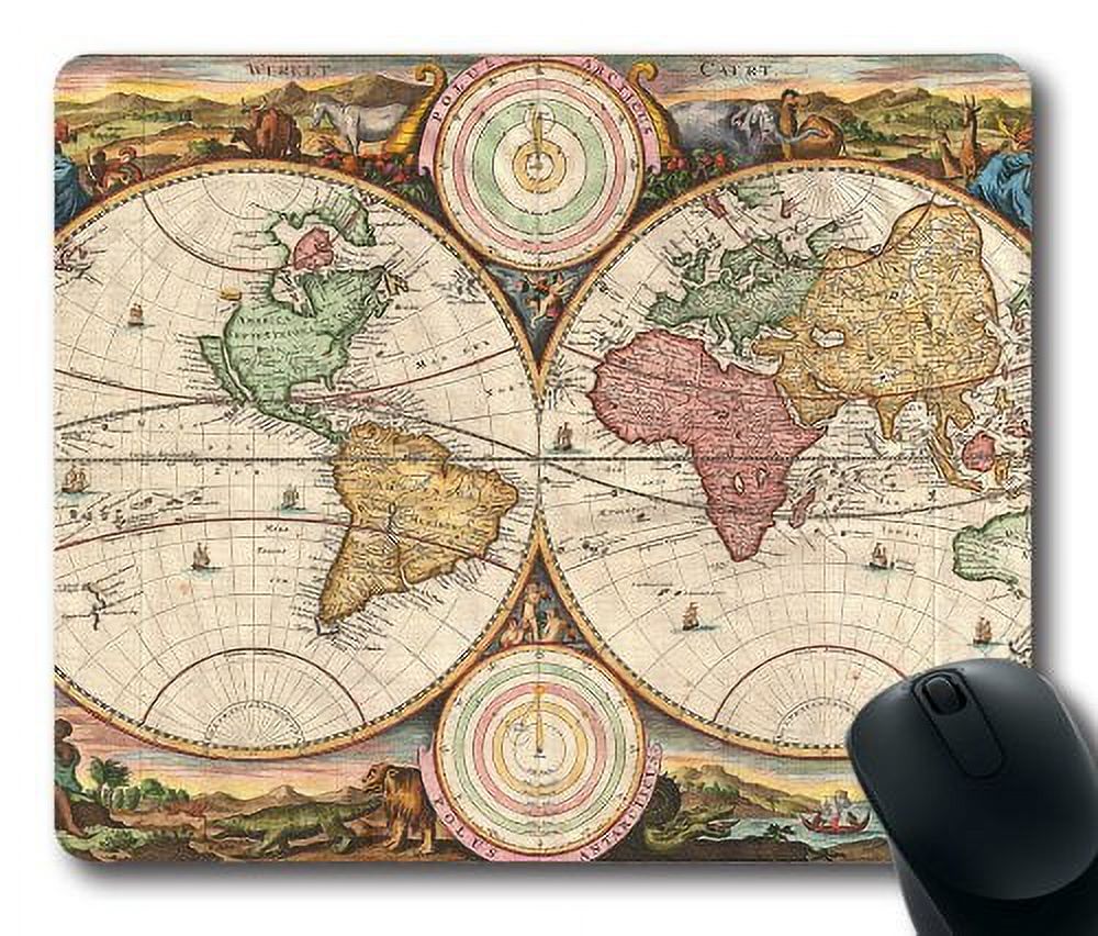 world map Mouse pads Gaming Mouse Pad 9.84x7.87 inches - Walmart.com