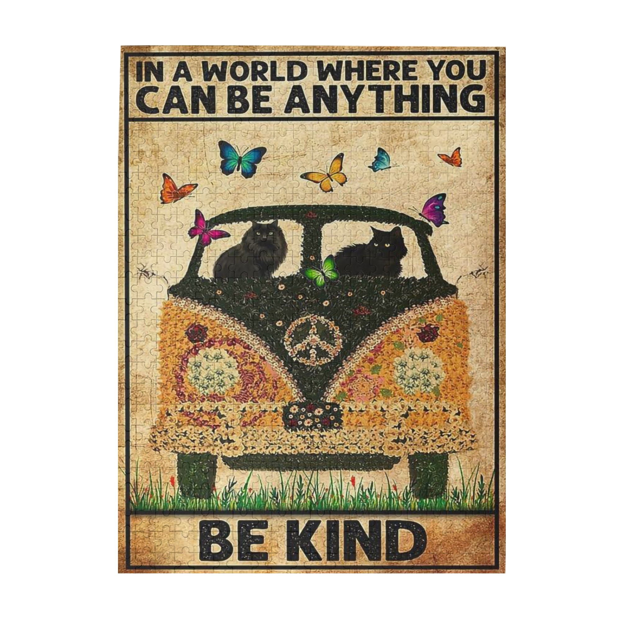 In a world where you can be anything Be kind Puzzle, Camping is my ...