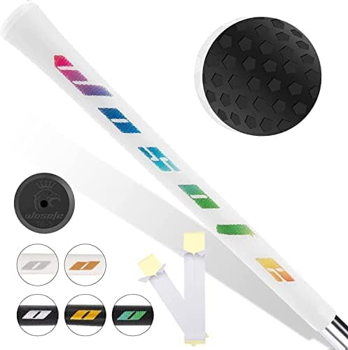 wosofe Golf Grips Standard/Midsize Anti-Slip Double Transparent TPE ...