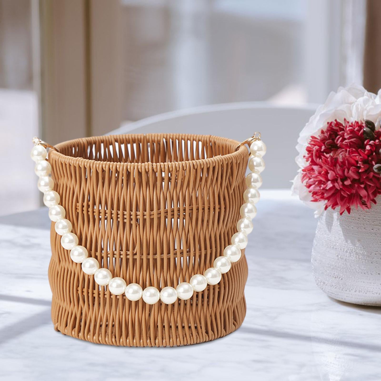 woven basket,flowers basket wedding hand woven small,Imitation Rattan ...