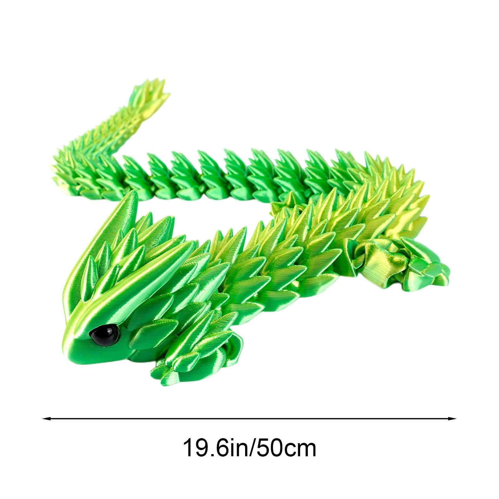 wowotier 3D Printed Dragon, Flexible Articulated Dragon, Crystal Dragon ...