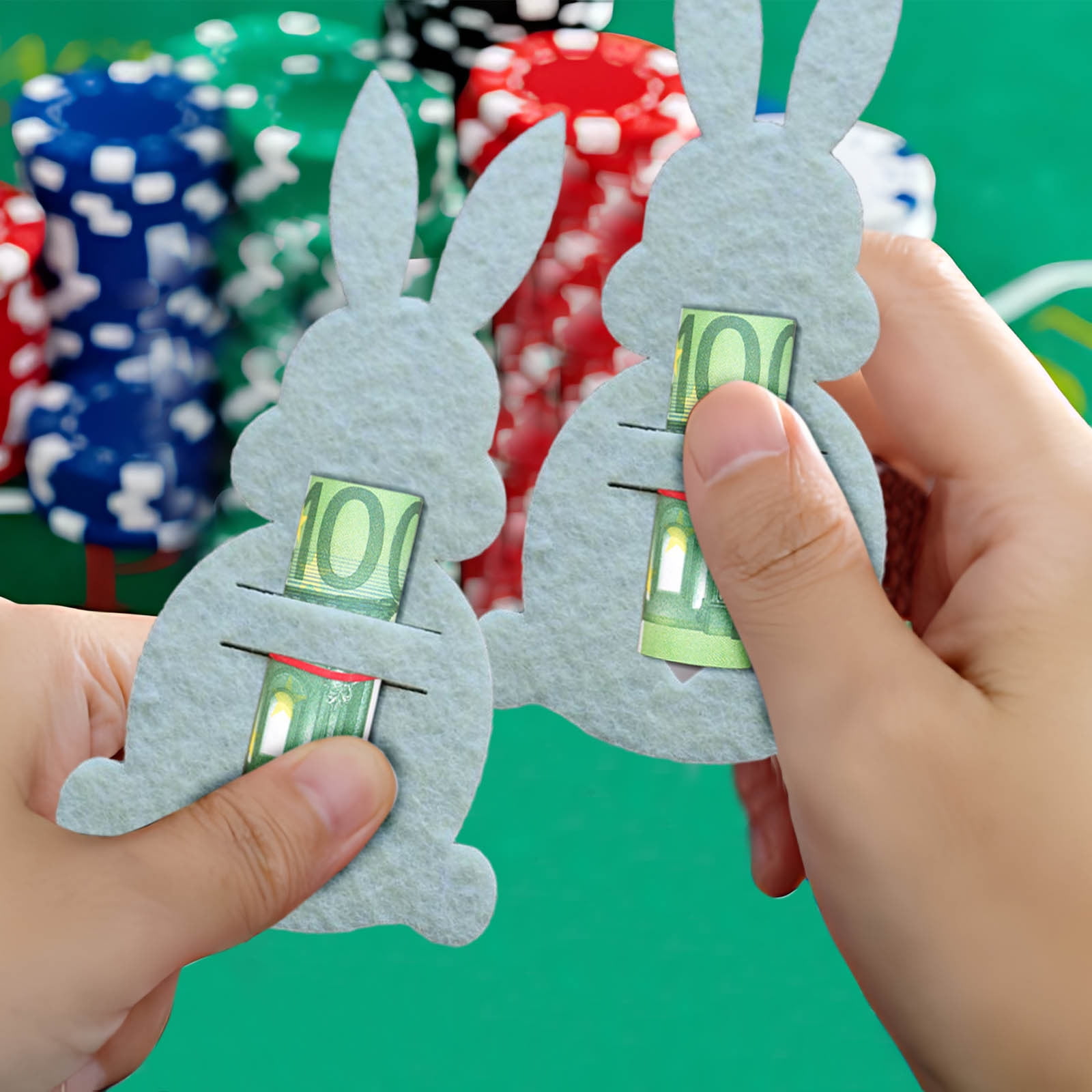 wowotier Easter Bunny Money Holder Gift, 5 PCS Easter Money Holder ...