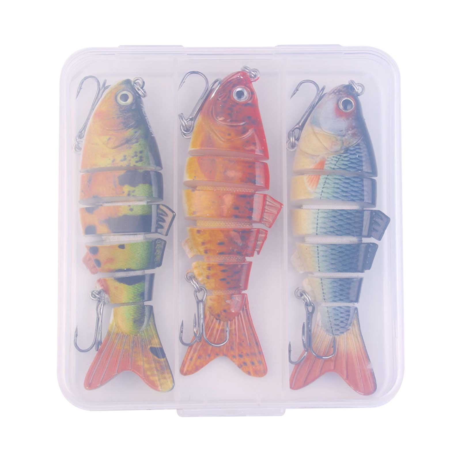 wowotier Fishing Lures for Bass, Trout, Walleye, Predator Fish ...