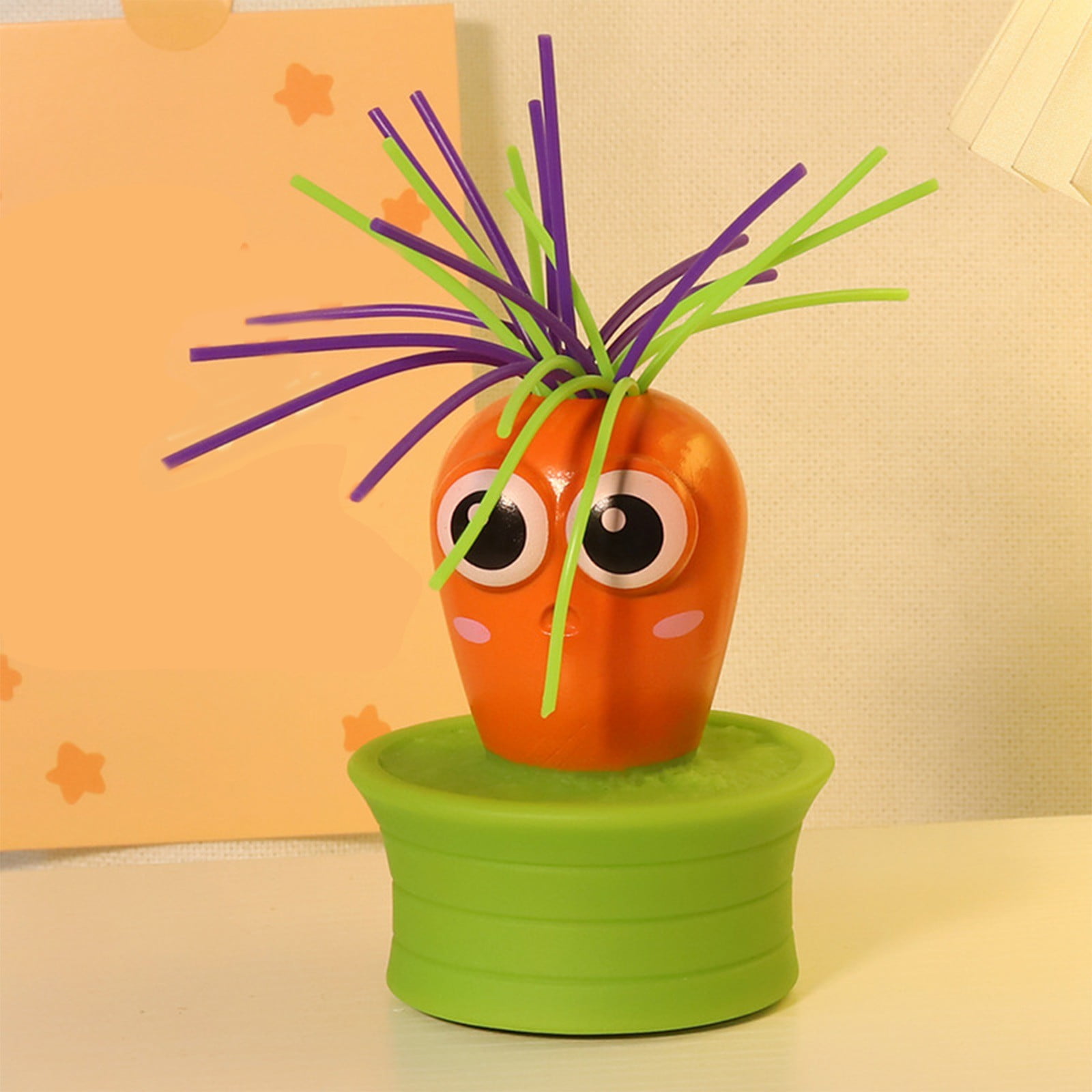 wowotier Hair Pulling Screaming Fidget, Funny Colorful Long Hairs ...