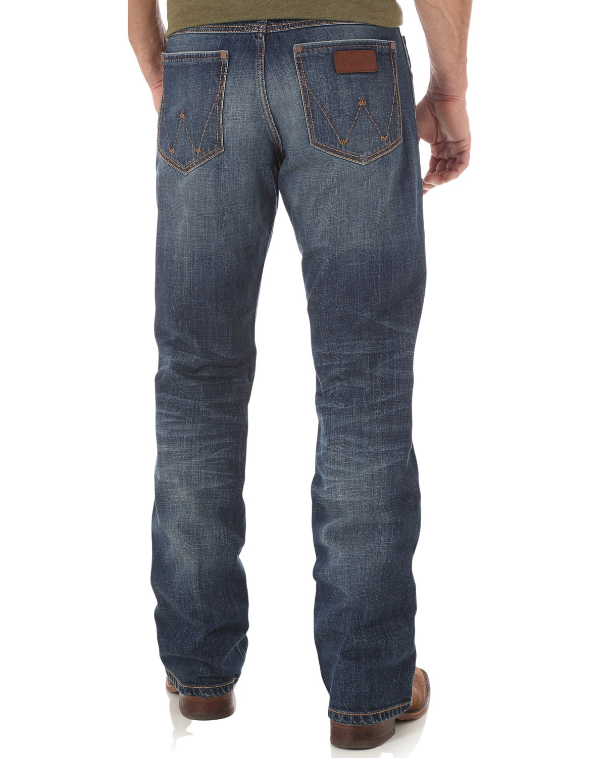 wrangler men's retro relaxed fit boot cut jean, jackson hole, 31w x 36l ...