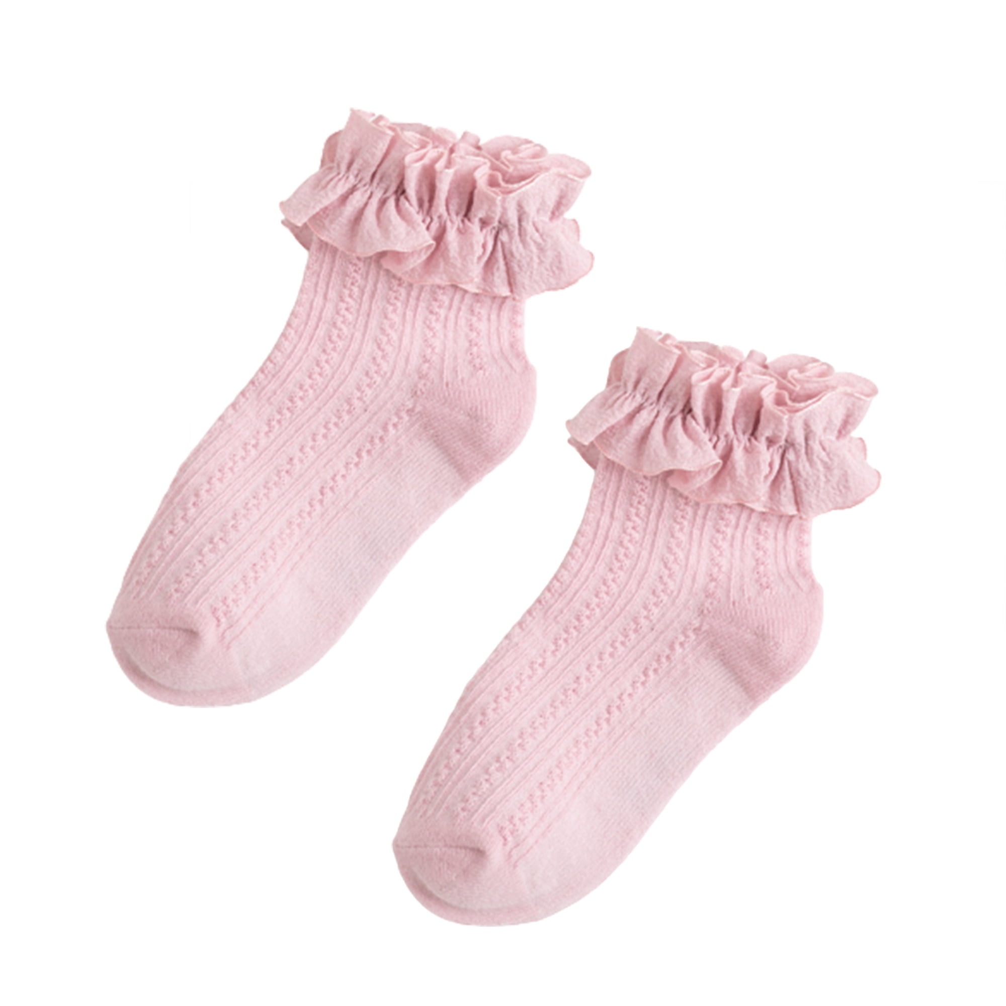 wsevypo Adorable Sweet Socks with Ruffles for Kids Girls - Walmart.com