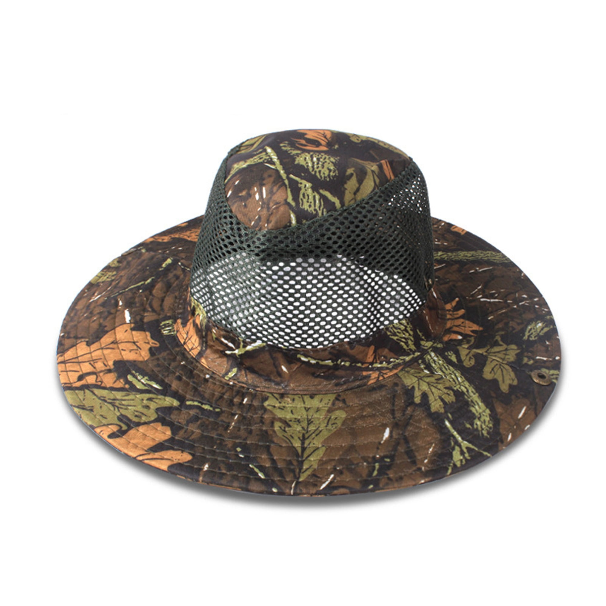 wsevypo Camouflage Sun Hat for Men, Sun Protection Wide Brim Fish Hat with Neck Flap - Walmart.com