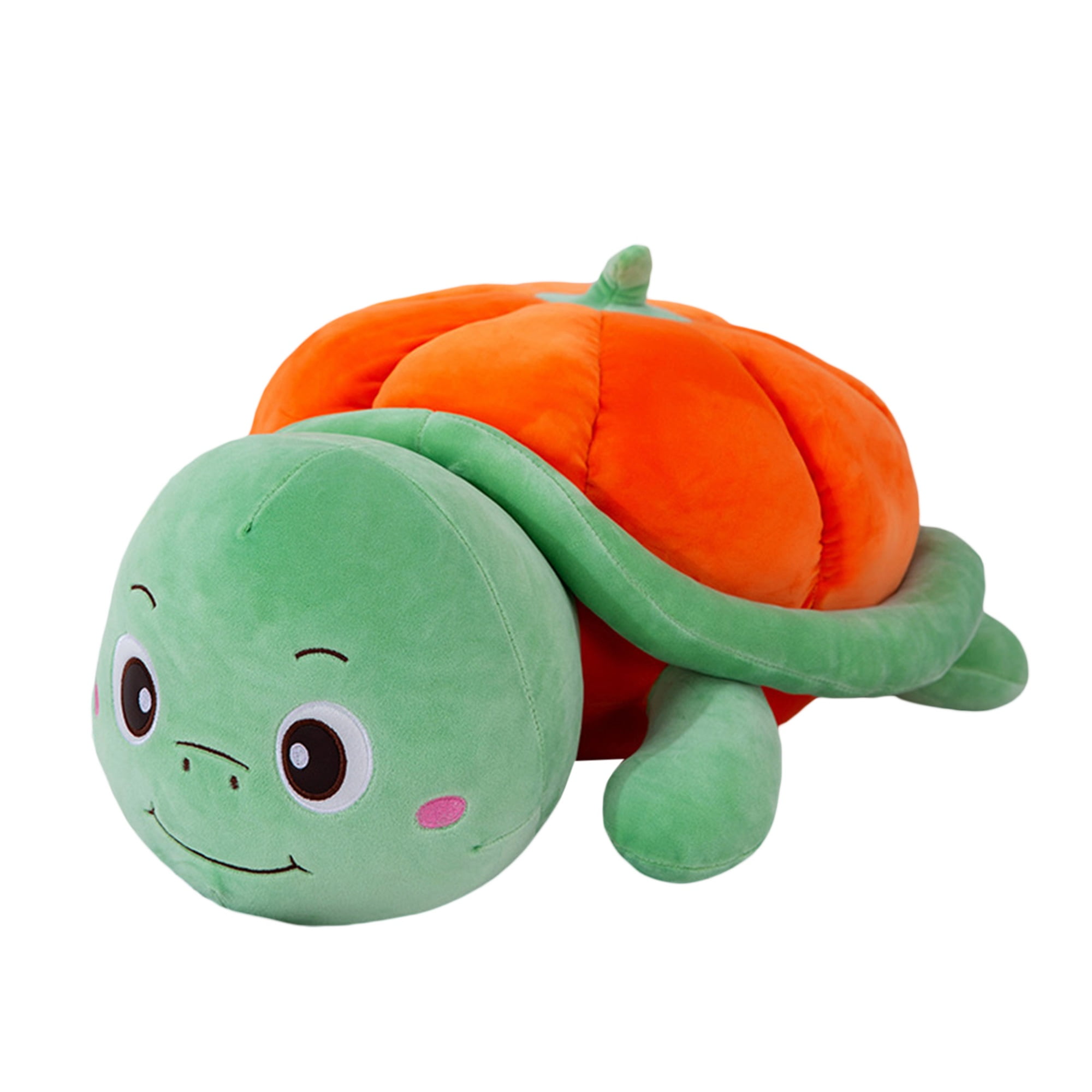 wsevypo Cartoon Turtle Doll - Cute Pumpkin Turtle Plush Toy for Kids ...