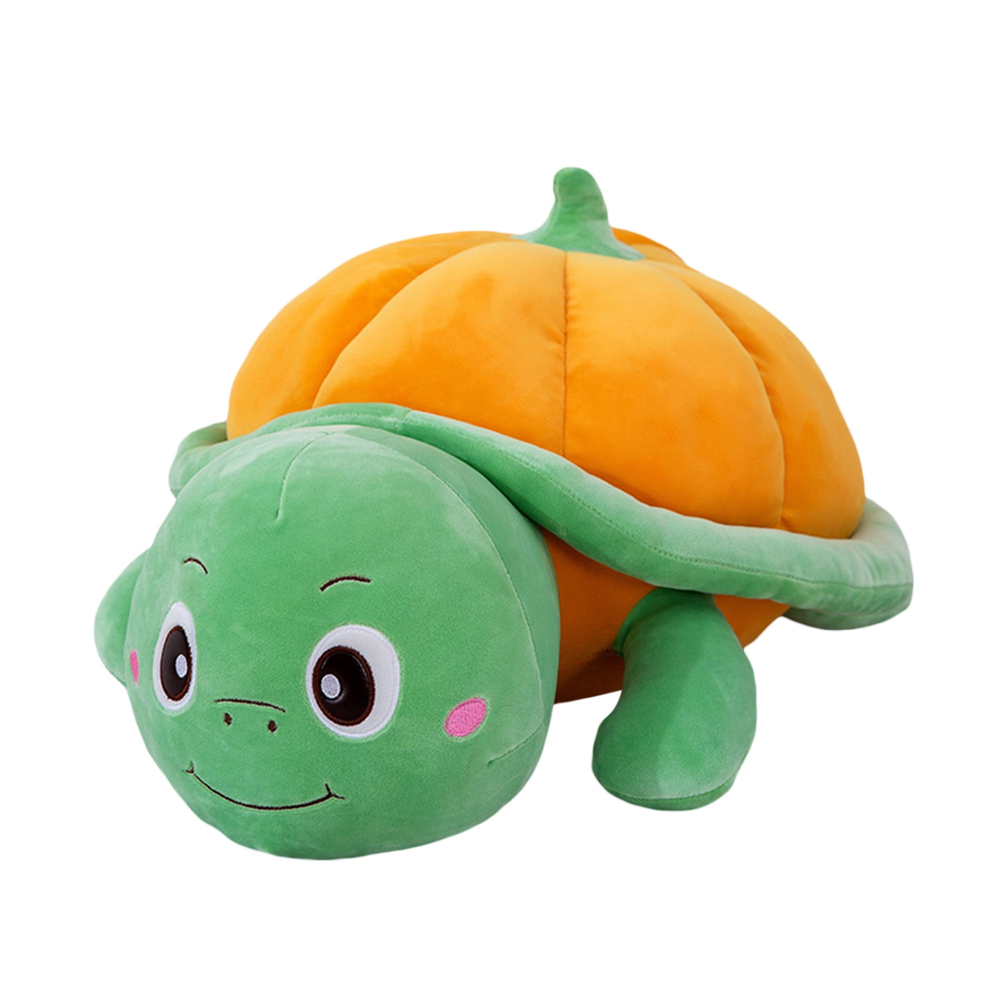 wsevypo Cartoon Turtle Doll - Cute Pumpkin Turtle Plush Toy for Kids ...