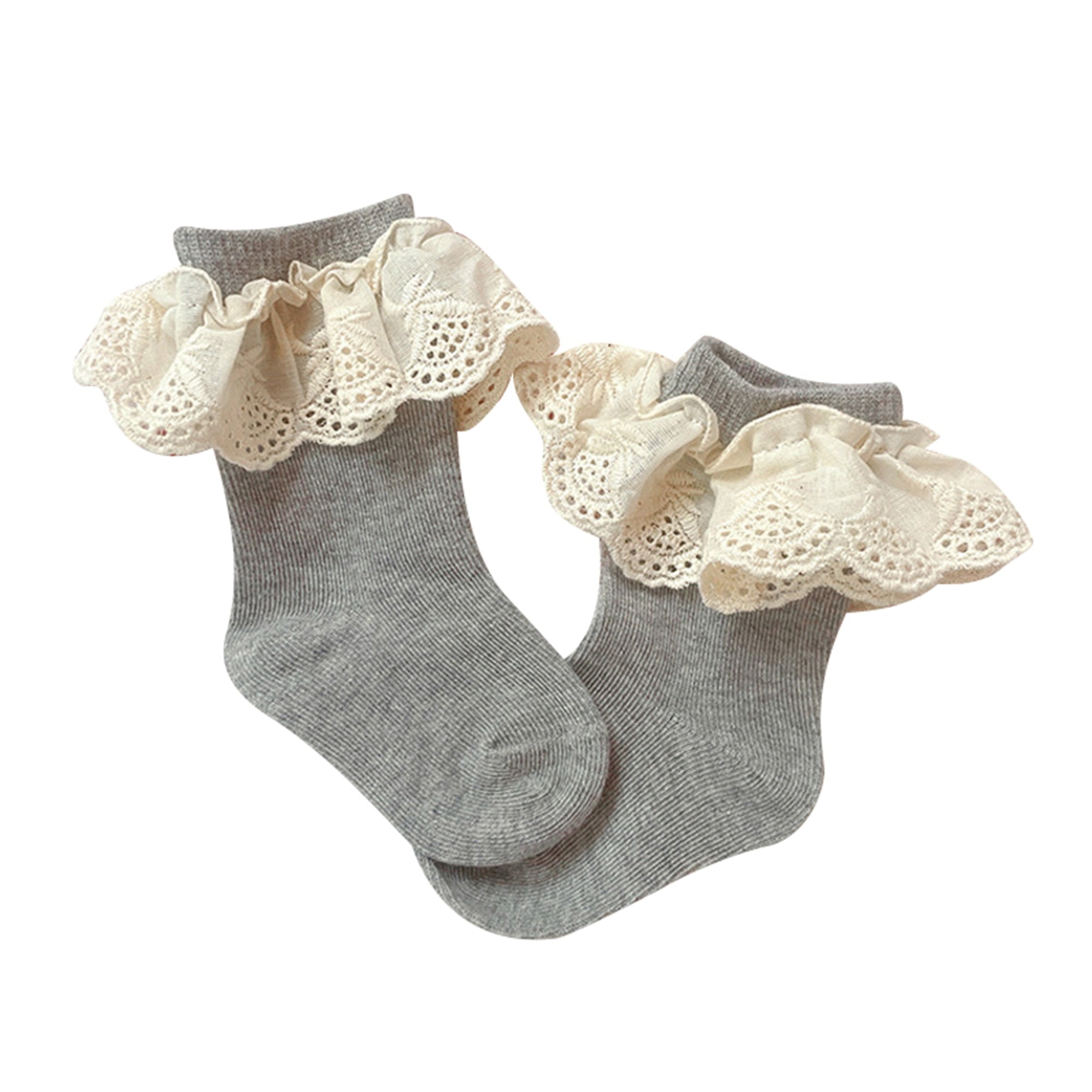 wsevypo Charming Mid-Tube Socks for Little Girls - Walmart.com
