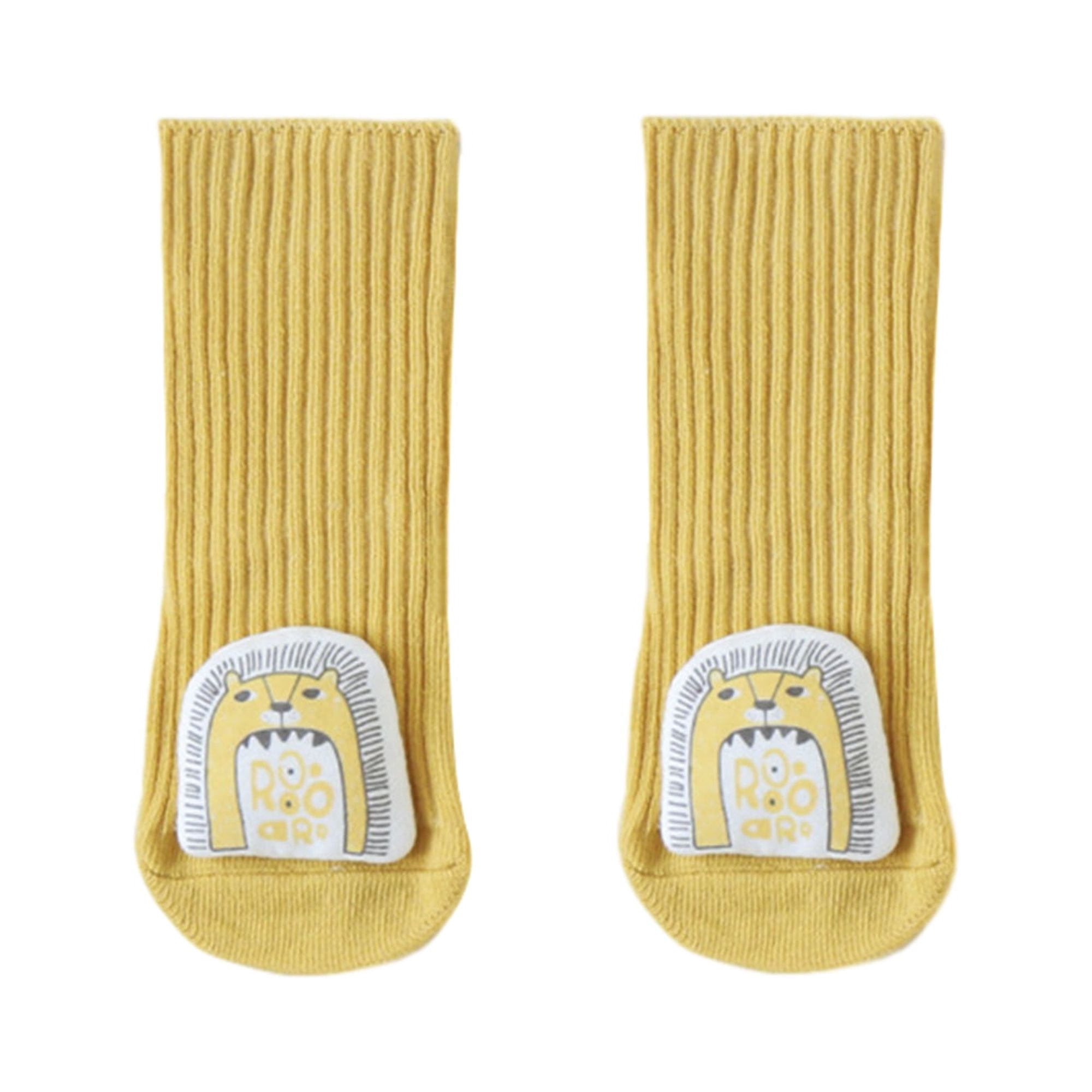 ESASSALY Colorful Knee High Socks for Babies with Cartoon Animal Doll ...