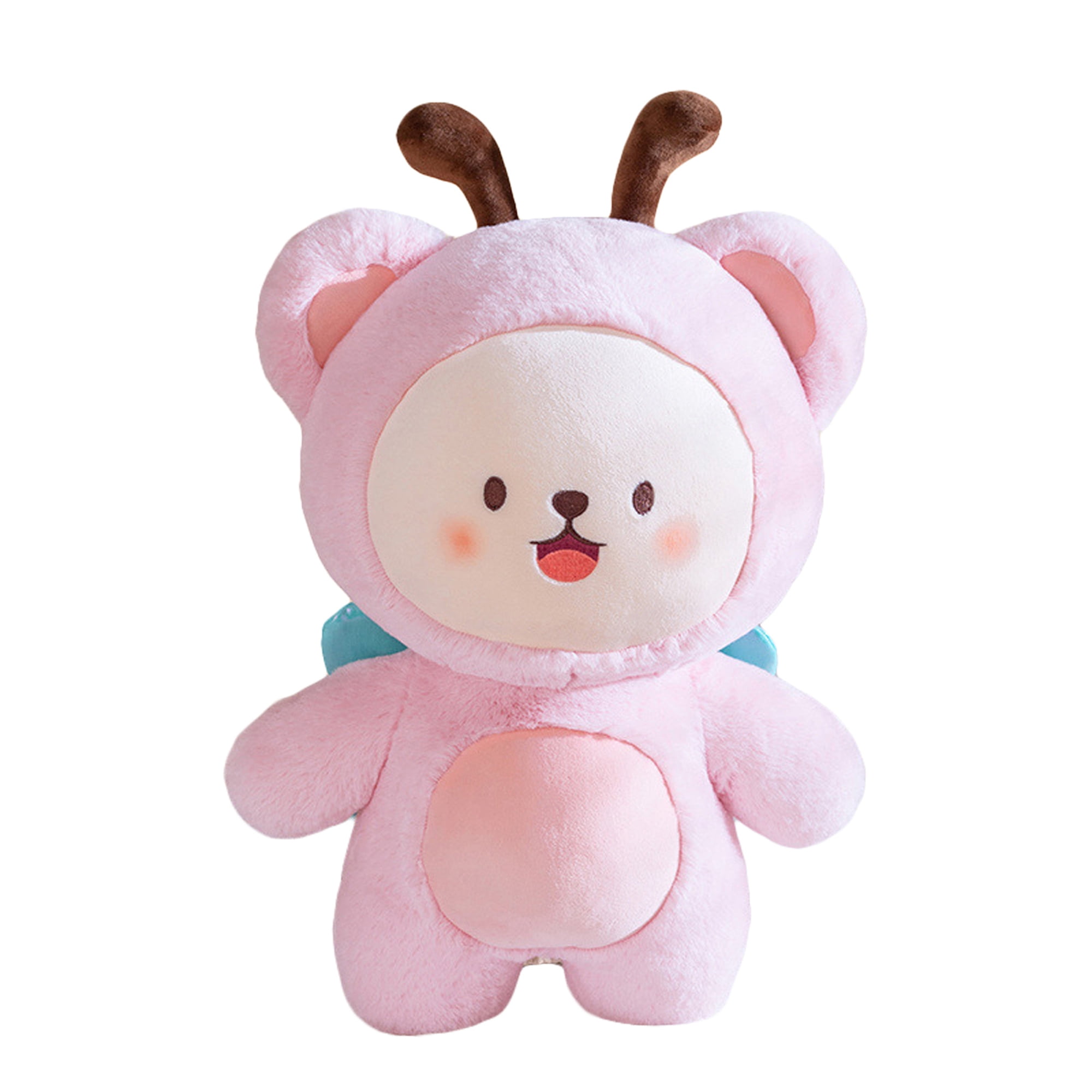 wsevypo Cute Bee Plush Toy with Soft Butterfly Stuffed Animal and ...