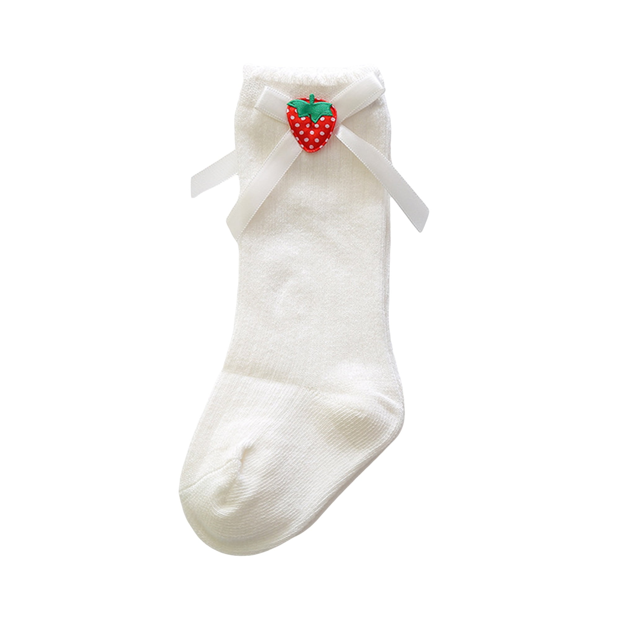 wsevypo Fun Knee High Socks with Strawberry Print for Kids - Walmart.com