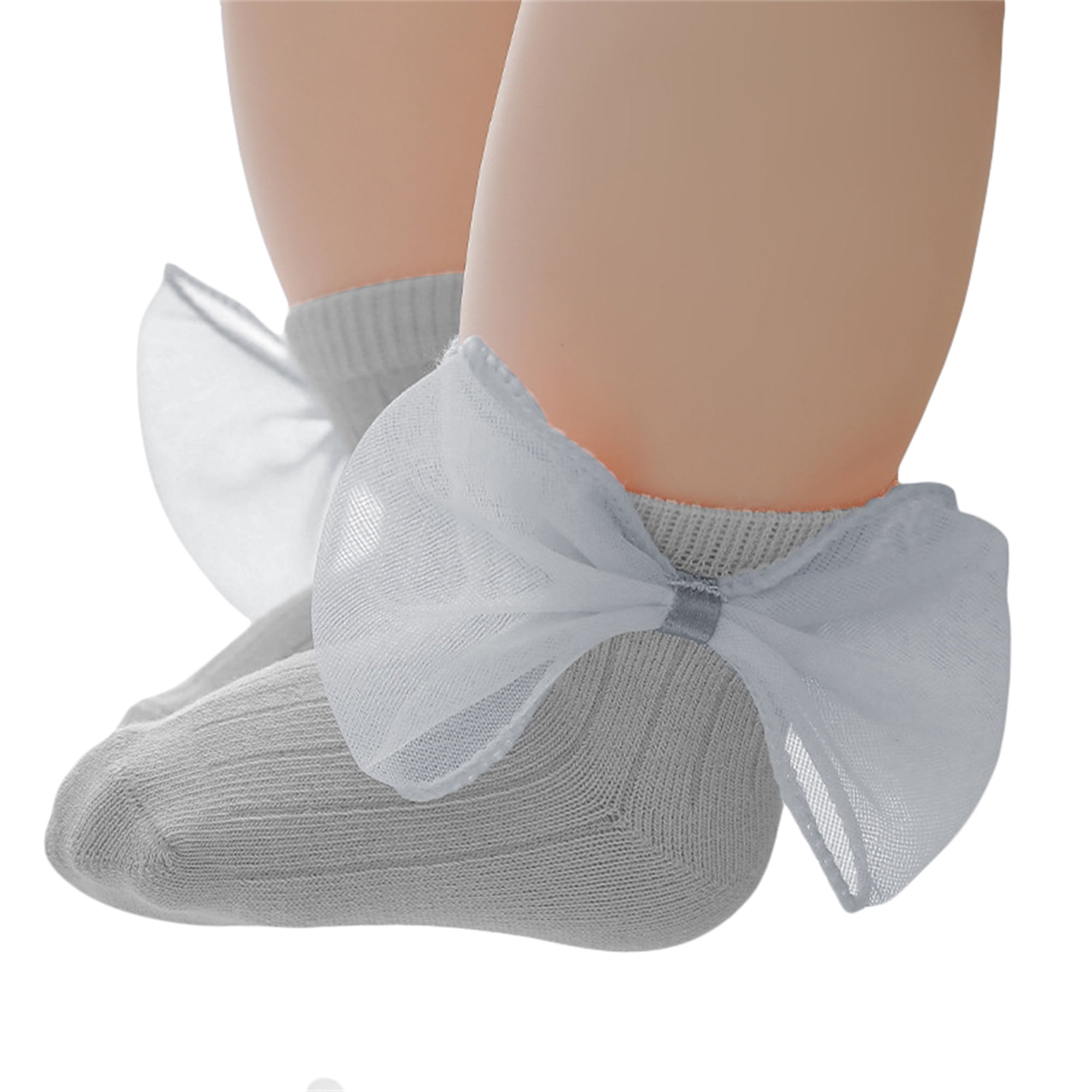 wsevypo Infant Girls Dress Socks with Bow - Cute and Stylish - Walmart.com