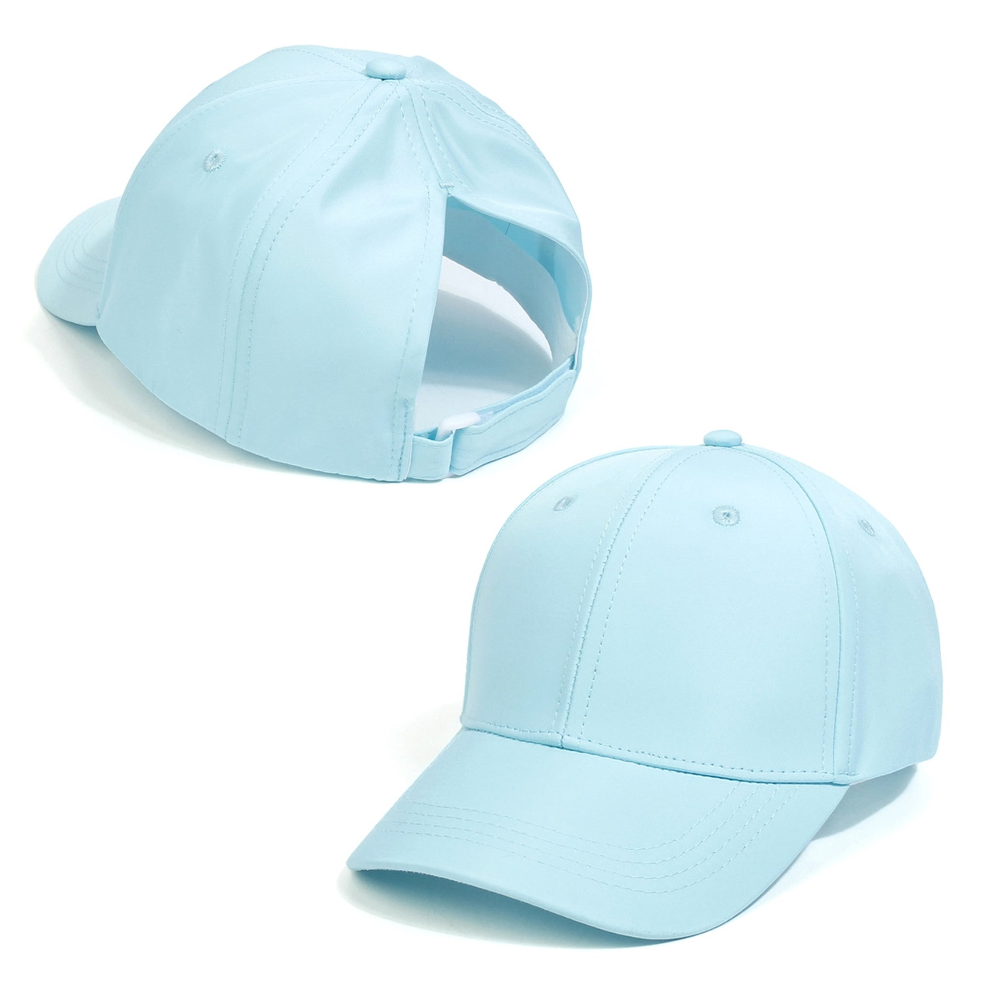 wsevypo Mother Child Daughter Cap Set: Matching Ponytail Baseball Hats ...