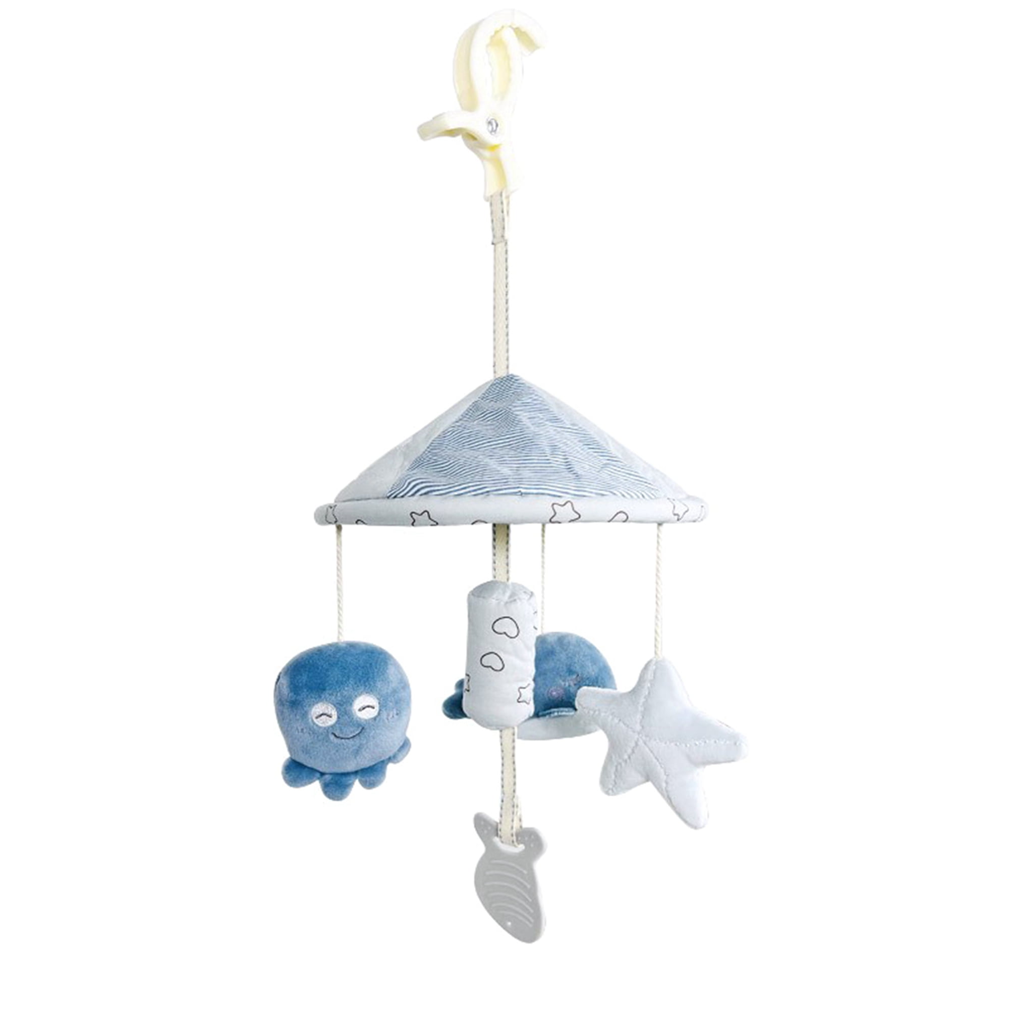 wsevypo Rattle Hanging Animals with Clip on Car Seat Toys for Baby ...