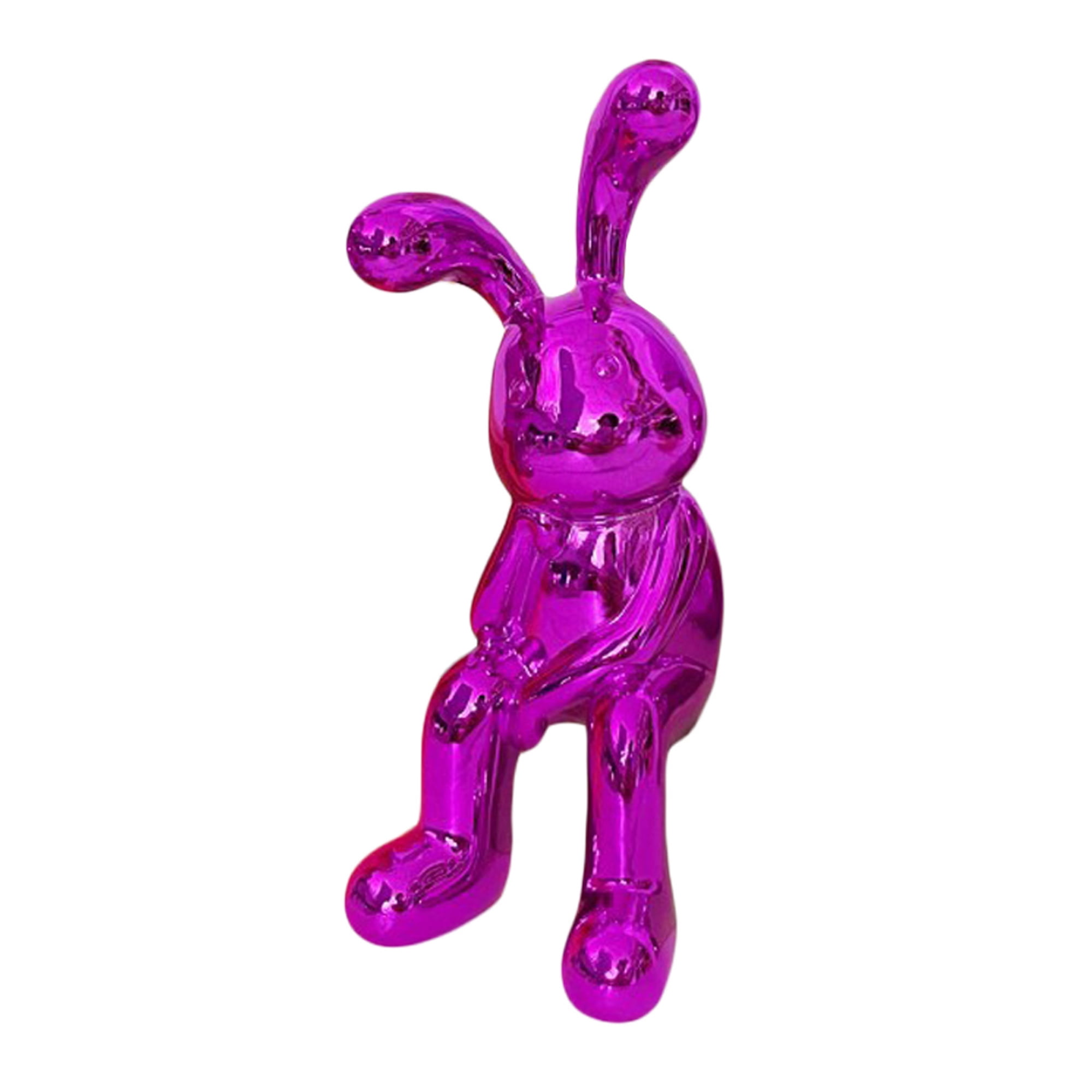 wsevypo Resin Bunny Figurines Decor, Cute Rabbits Statue Ornaments for ...