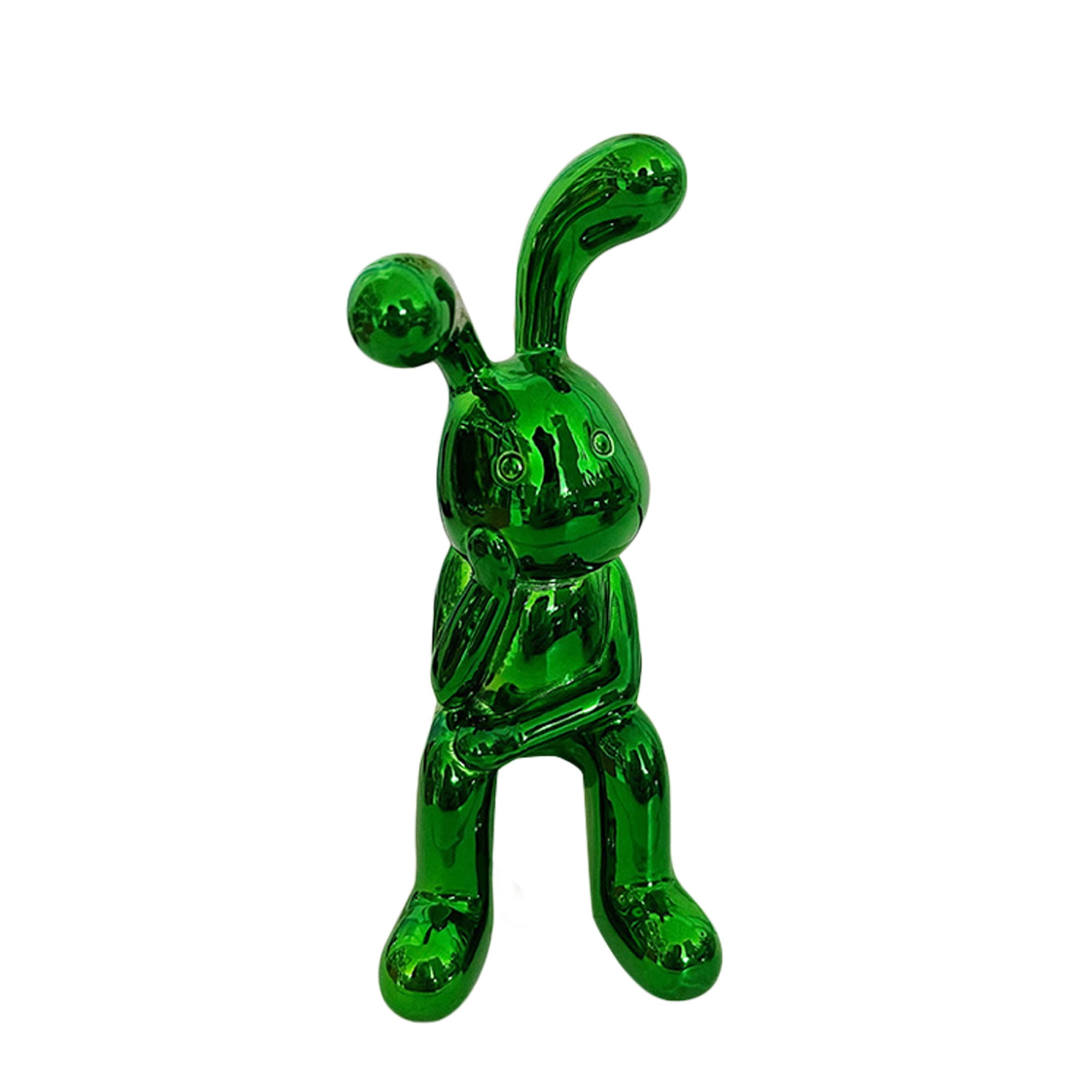 wsevypo Resin Bunny Figurines Decor, Cute Rabbits Statue Ornaments for ...