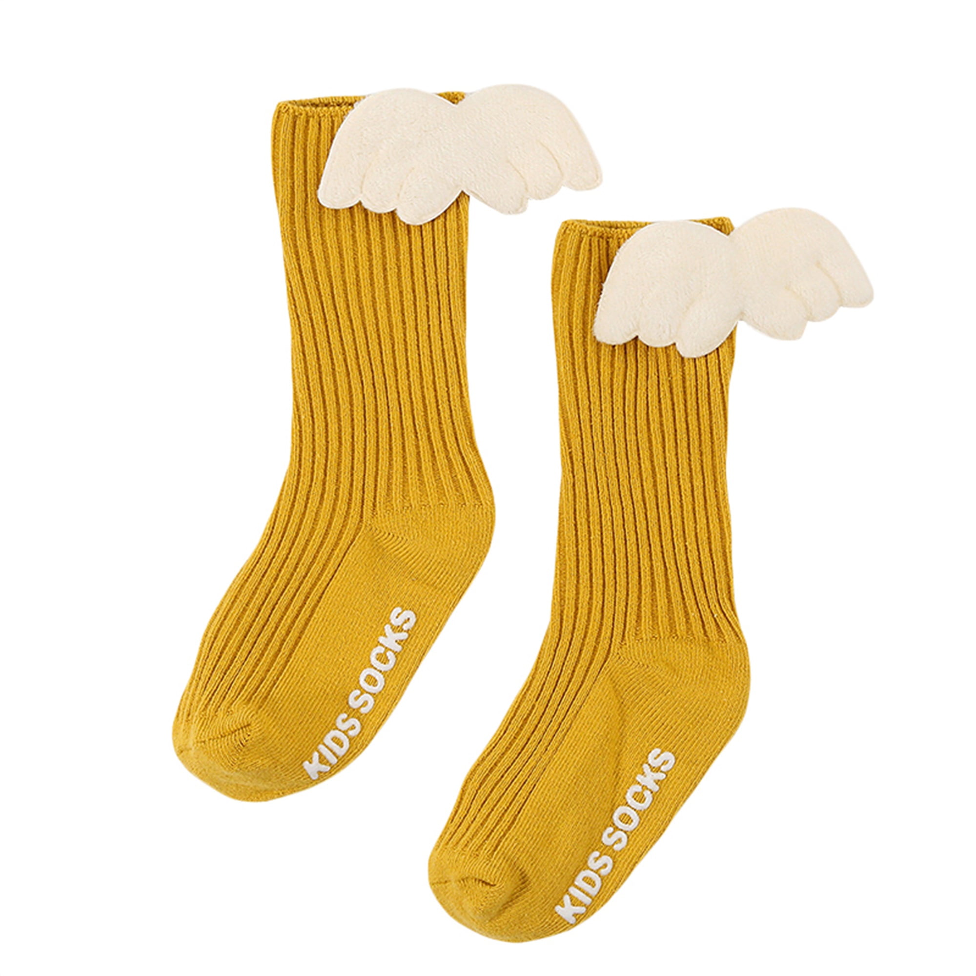 wsevypo Soft and Long Baby Stockings with Angel Wings Letter Print ...