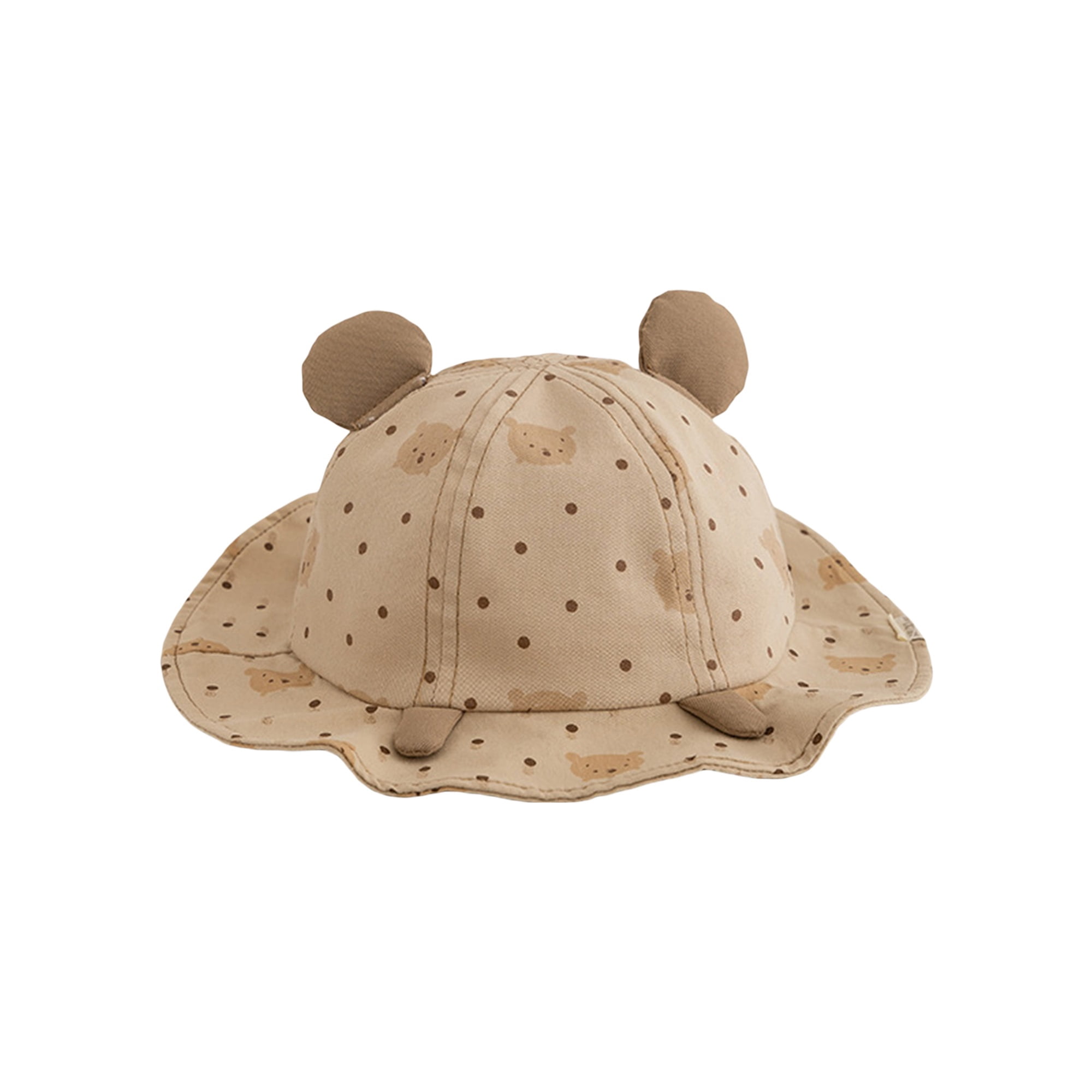 wsevypo Toddler Baby Cartoon Sun Hats Wide Brim Bear Print Beach Hats ...
