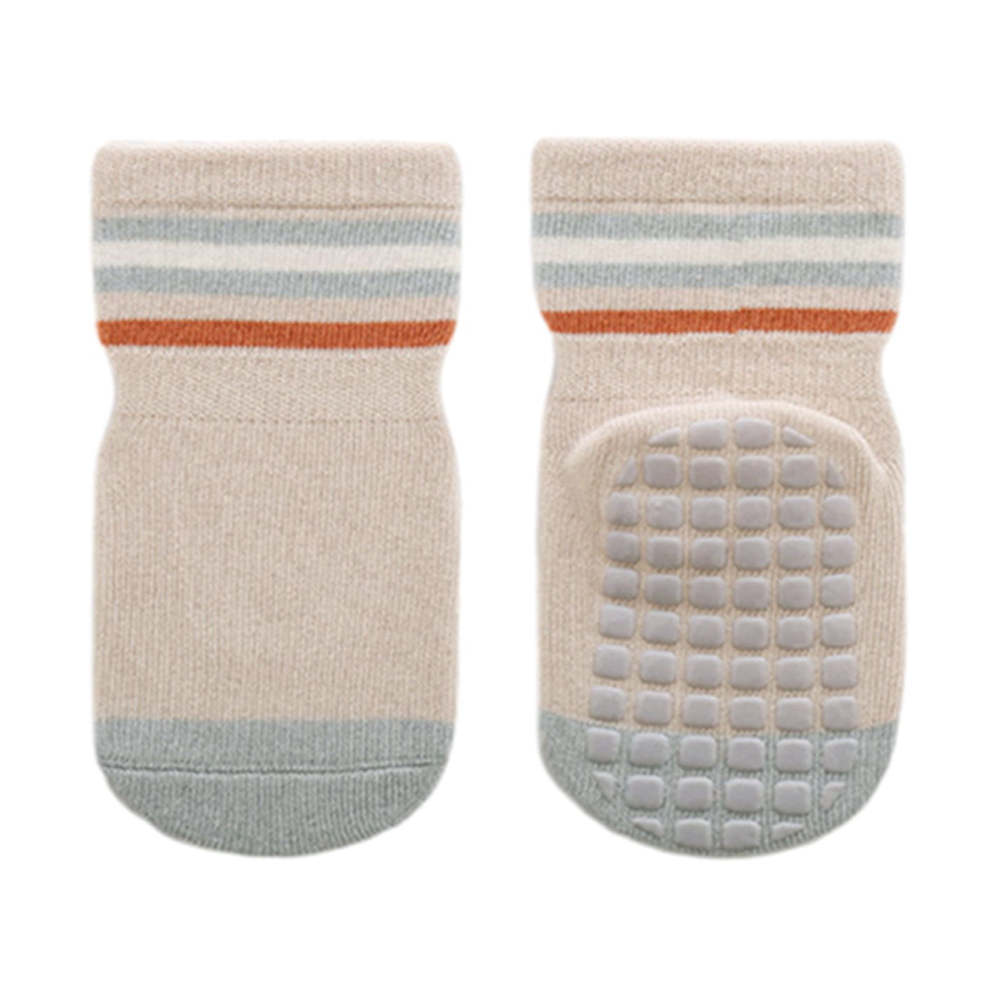 wsevypo Toddler Walking Socks with Grips - Adorable Cartoon Design ...