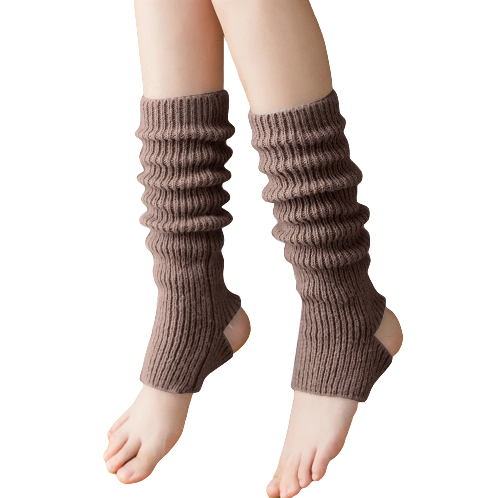 wsevypo Women's Knee High Socks with Ribbed Knit Leg Warmers for 80s ...
