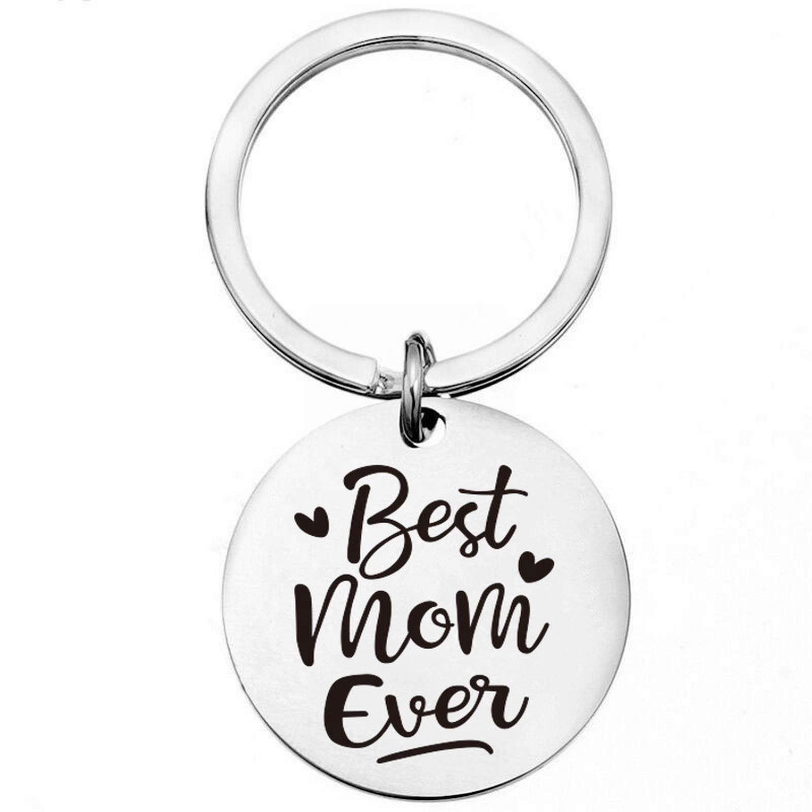 wspthus Mother's Keyring Ring Daughter Gift Mother Keyring Day Daughter ...