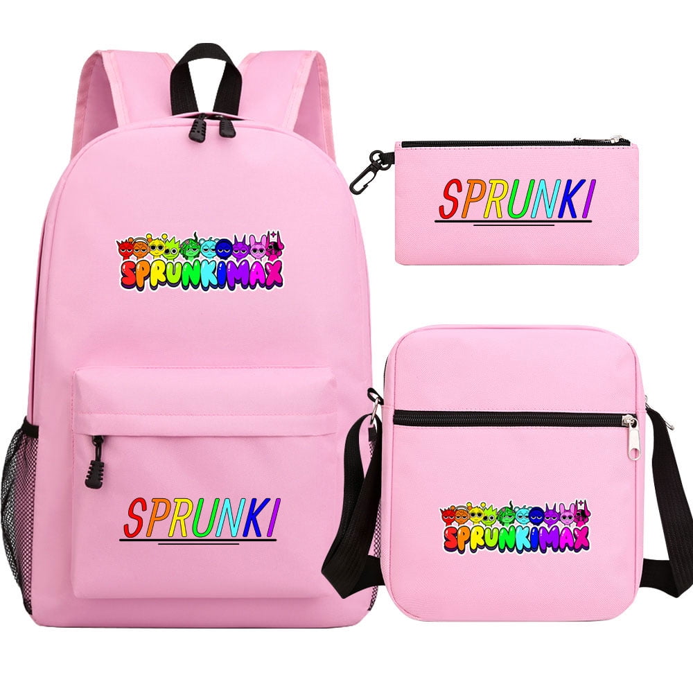 wuhagang Sprunki Cartoon Backpack Set for your little one - 3-Piece ...