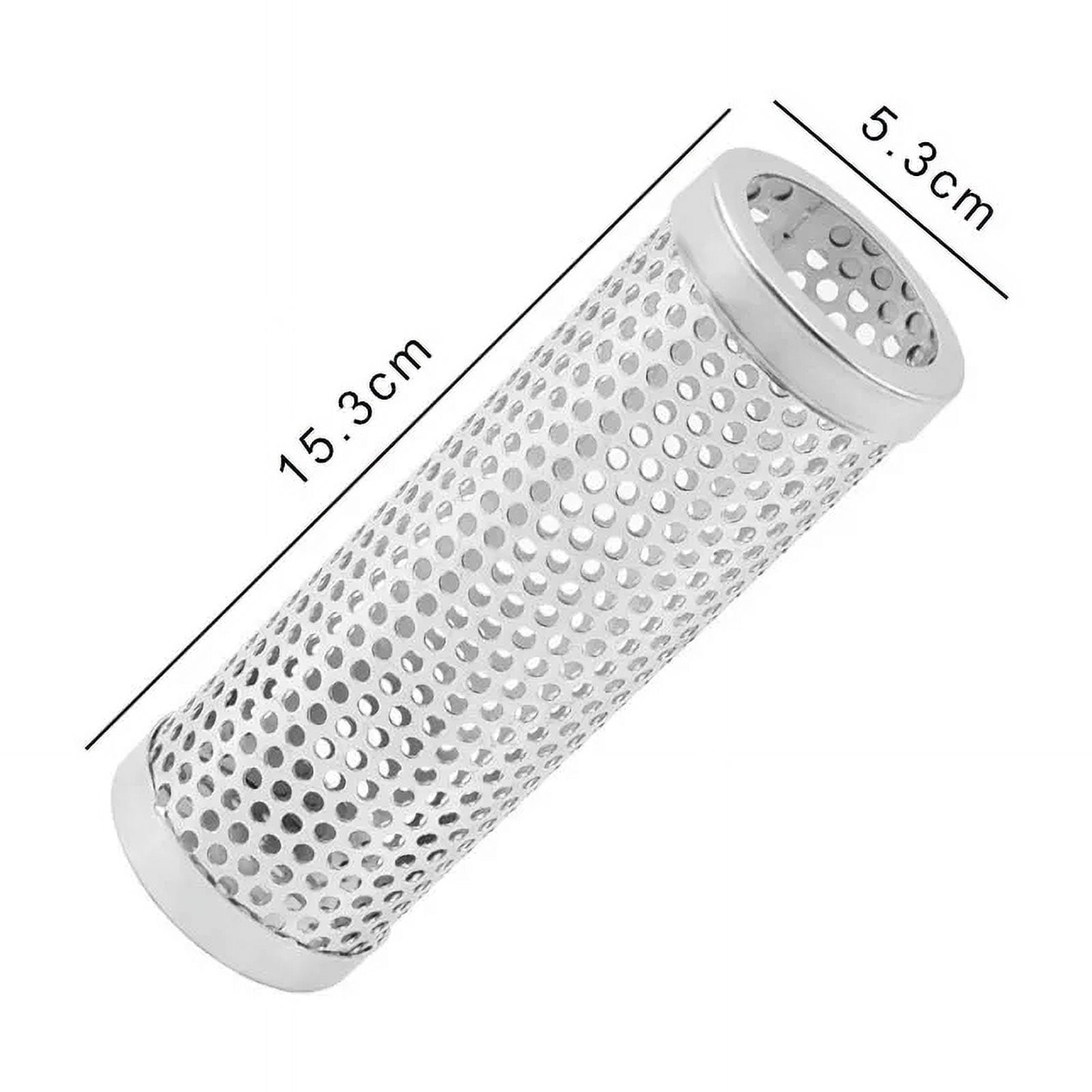 wuyuhangppo BBQ Stainless Steel Perforated Mesh Smoker Tube Filter ...