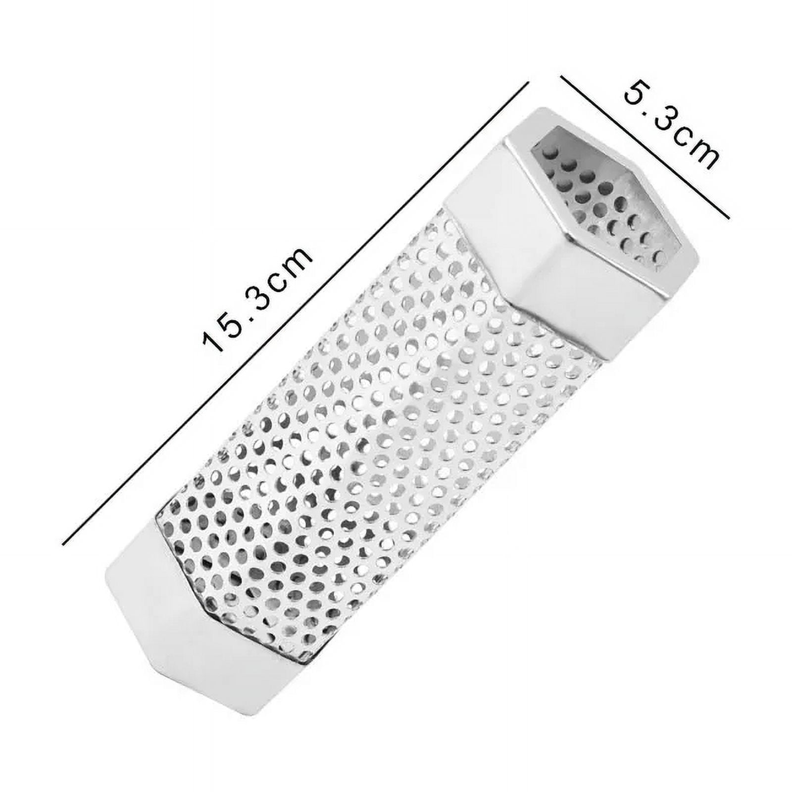 wuyuhangppo BBQ Stainless Steel Perforated Mesh Smoker Tube Filter ...