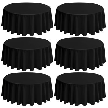 BalsaCircle 10 Pieces 90" Hunter Green Round Polyester Tablecloths ...