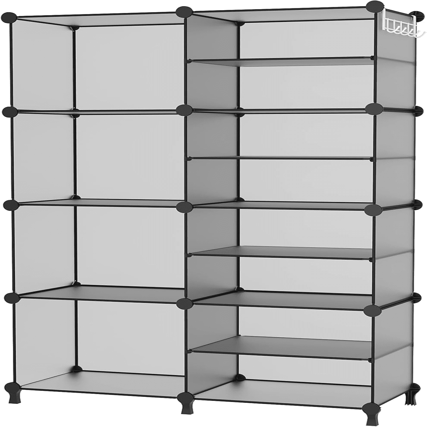 wxysydf Closet Organizer 8 Cube Storage Shelves Portable Closet Clothes ...
