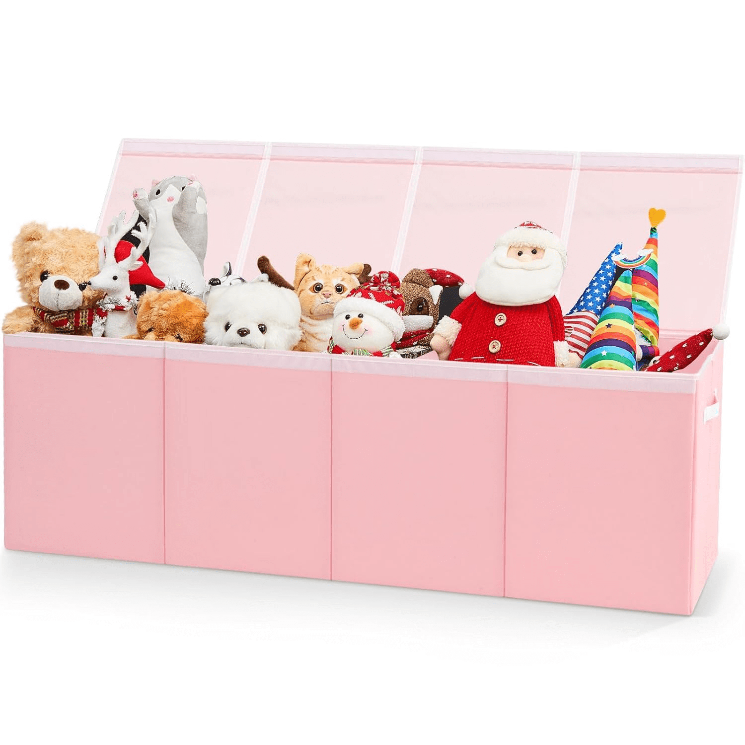 chdqwer Extra Large Toy Storage Organizer with Lid 4/3 Grids Large Toy ...