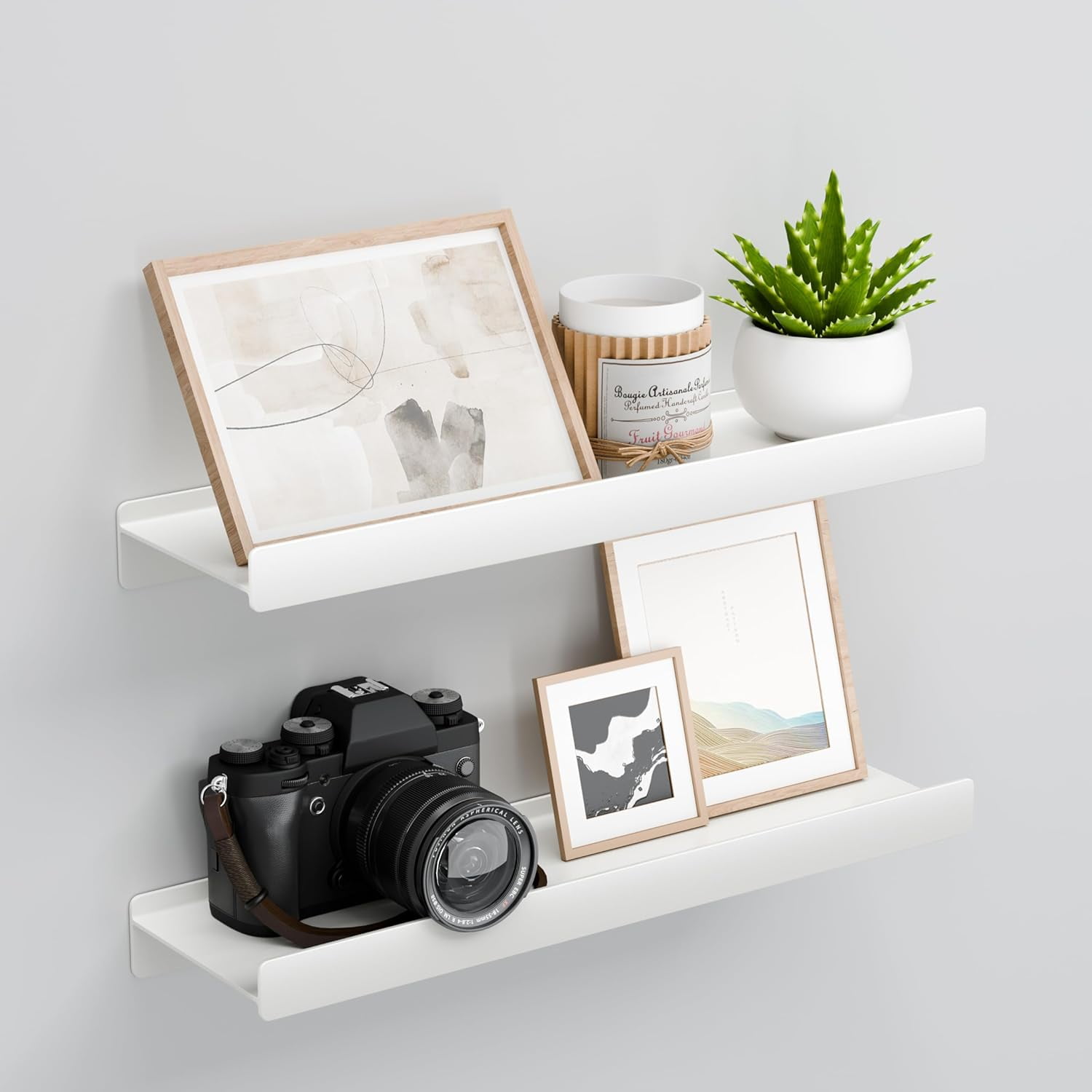 wxysydf Floating Shelves for Wall Wall Mounted Shelves with Lip for ...