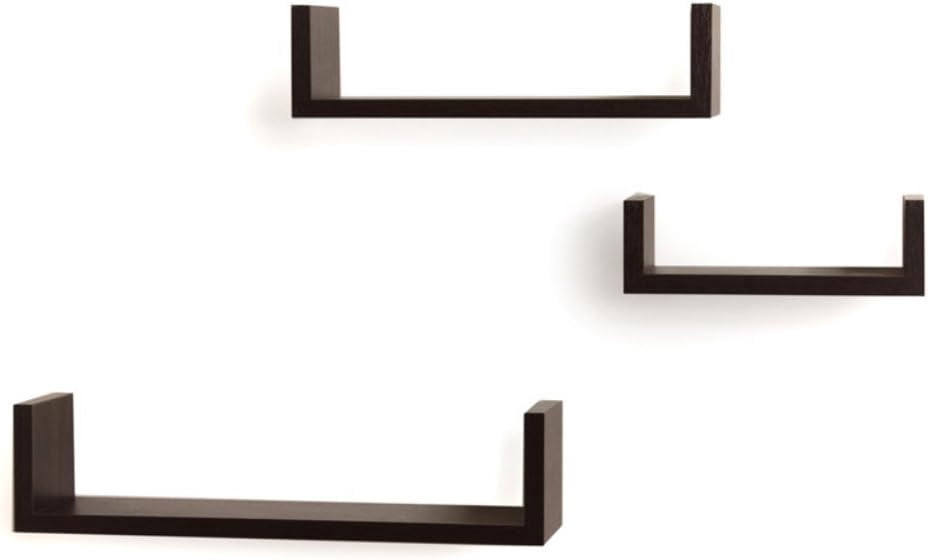 wxysydf . Laminated MDF Floating \u201CU\u201D Shaped Wall Decor ...