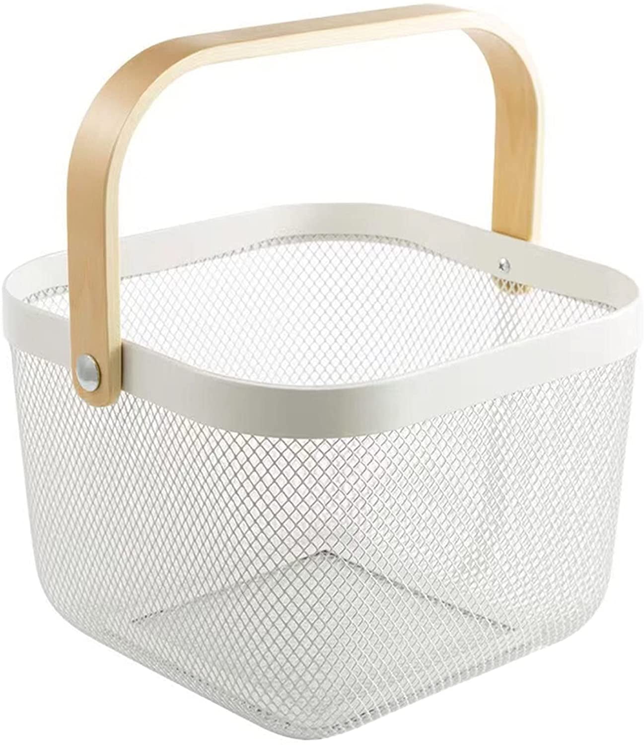 Steel Basket, Storage Organizer Basket Multi-functional Hanging Kitchen ...
