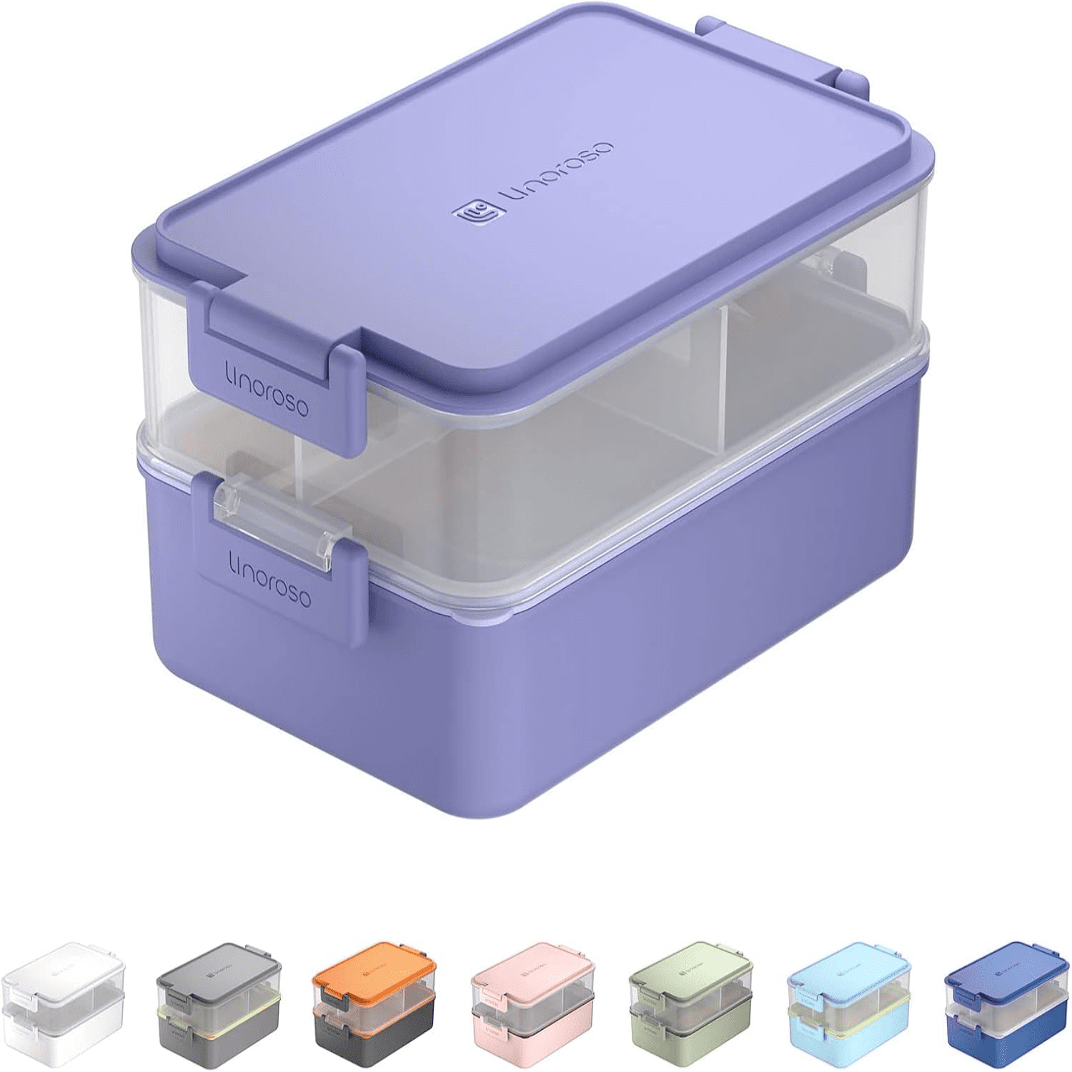 wxysydf Stackable Bento Adult Lunch | Meet All You On-the-Go Needs for ...