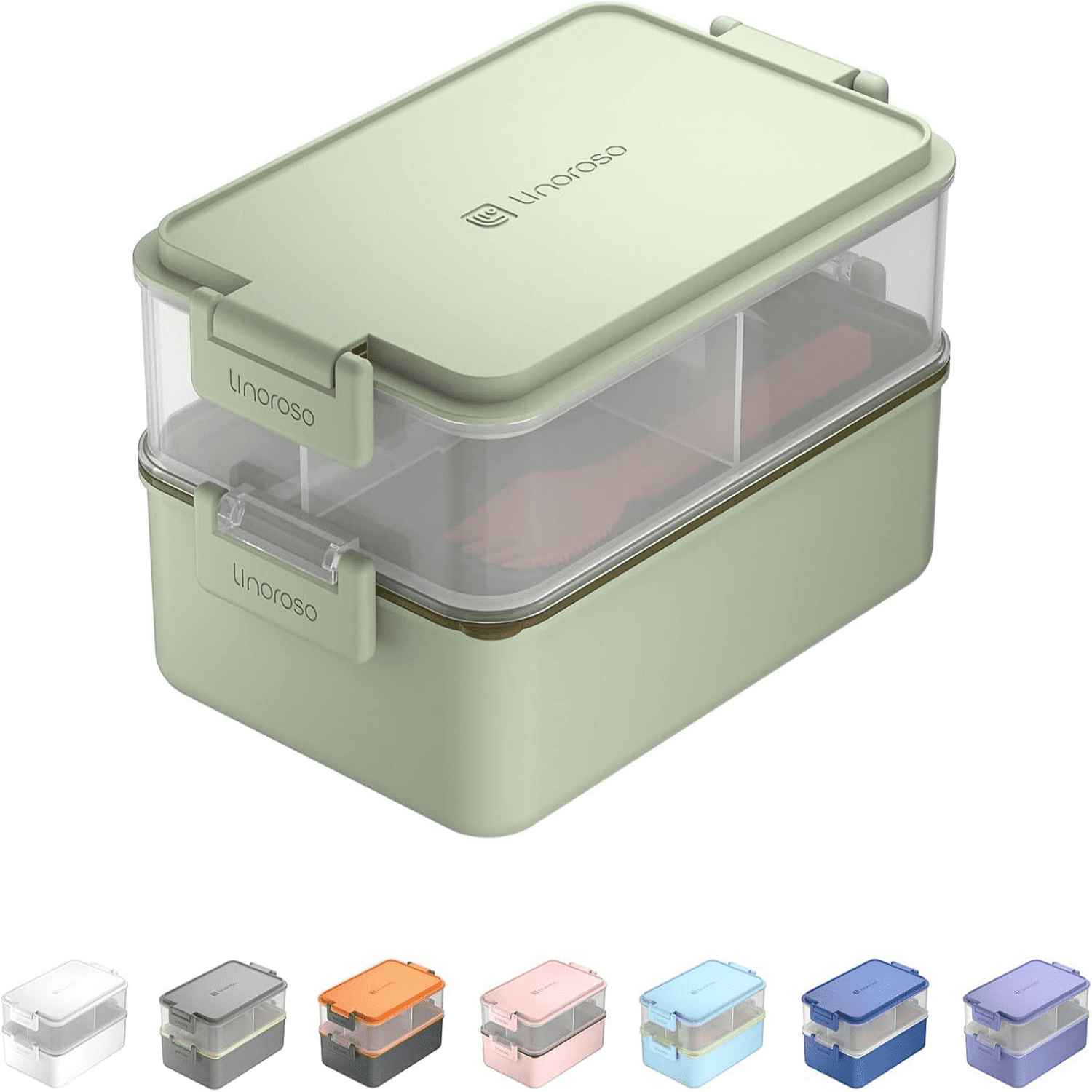 wxysydf Stackable Bento Adult Lunch | Meet All You On-the-Go Needs for ...