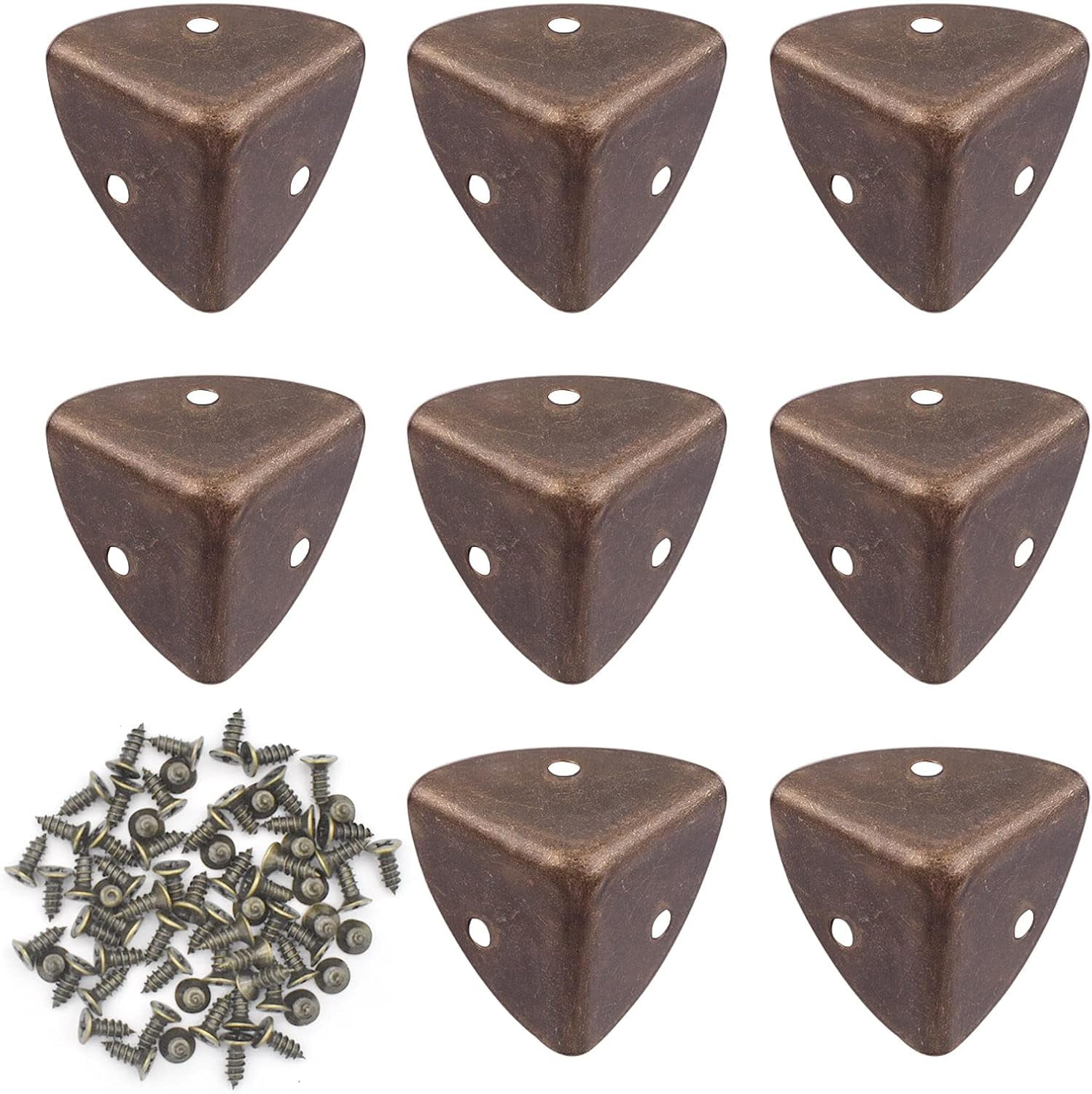 wxysydf Vintage Box Cabinet Corner Protection-Triangle Box Table ...