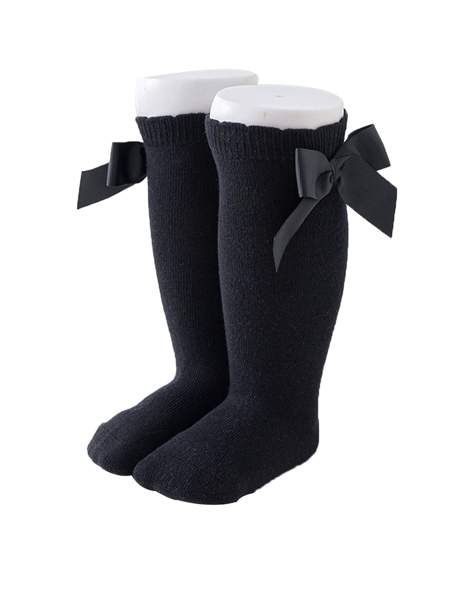 wybzd Knee High Newborn Baby Socks Toddler Infant Boys Girls Lace Bow ...