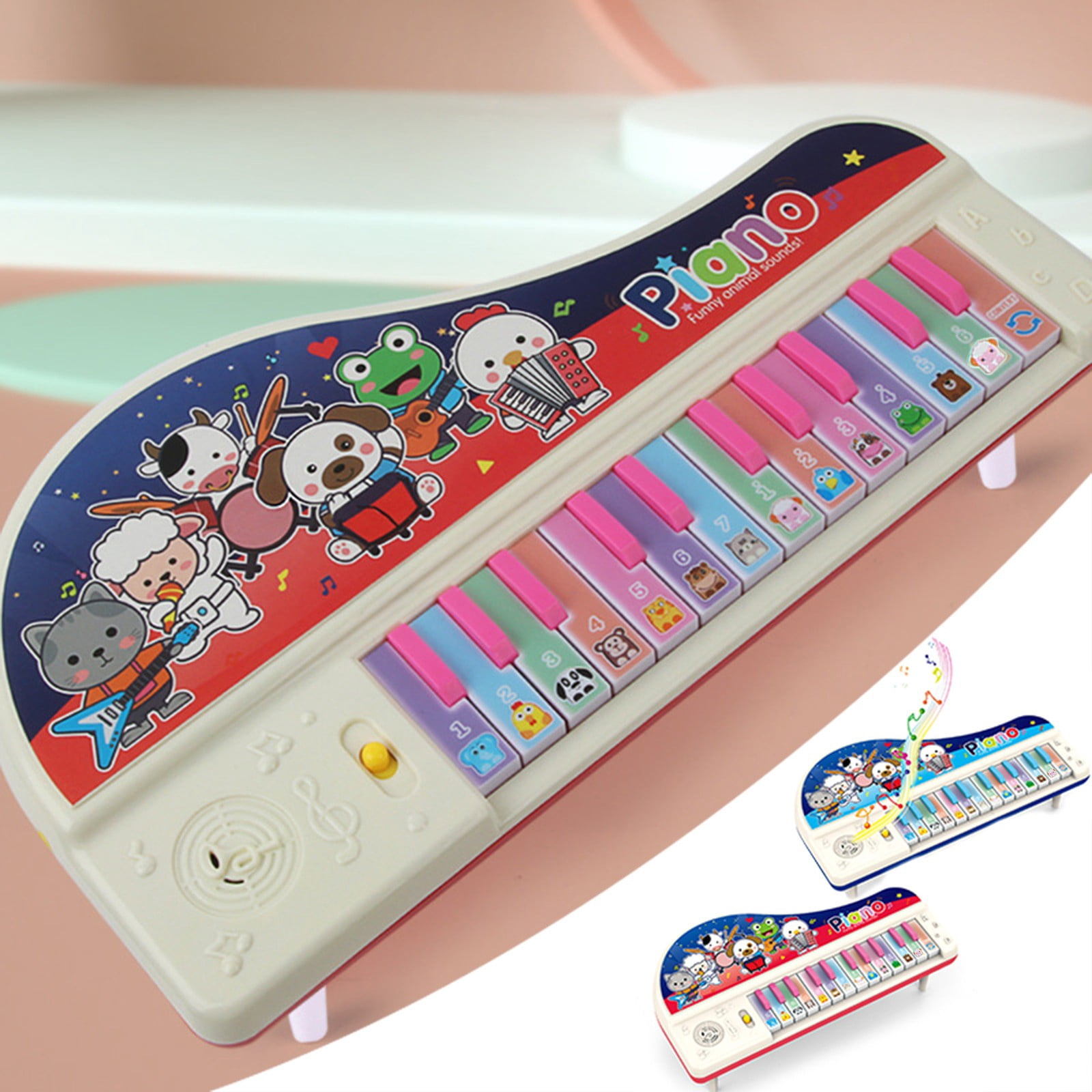 wycnly Kids Toys 24 Keys Keyboard Piano Kid Keyboard Piano Kids ...