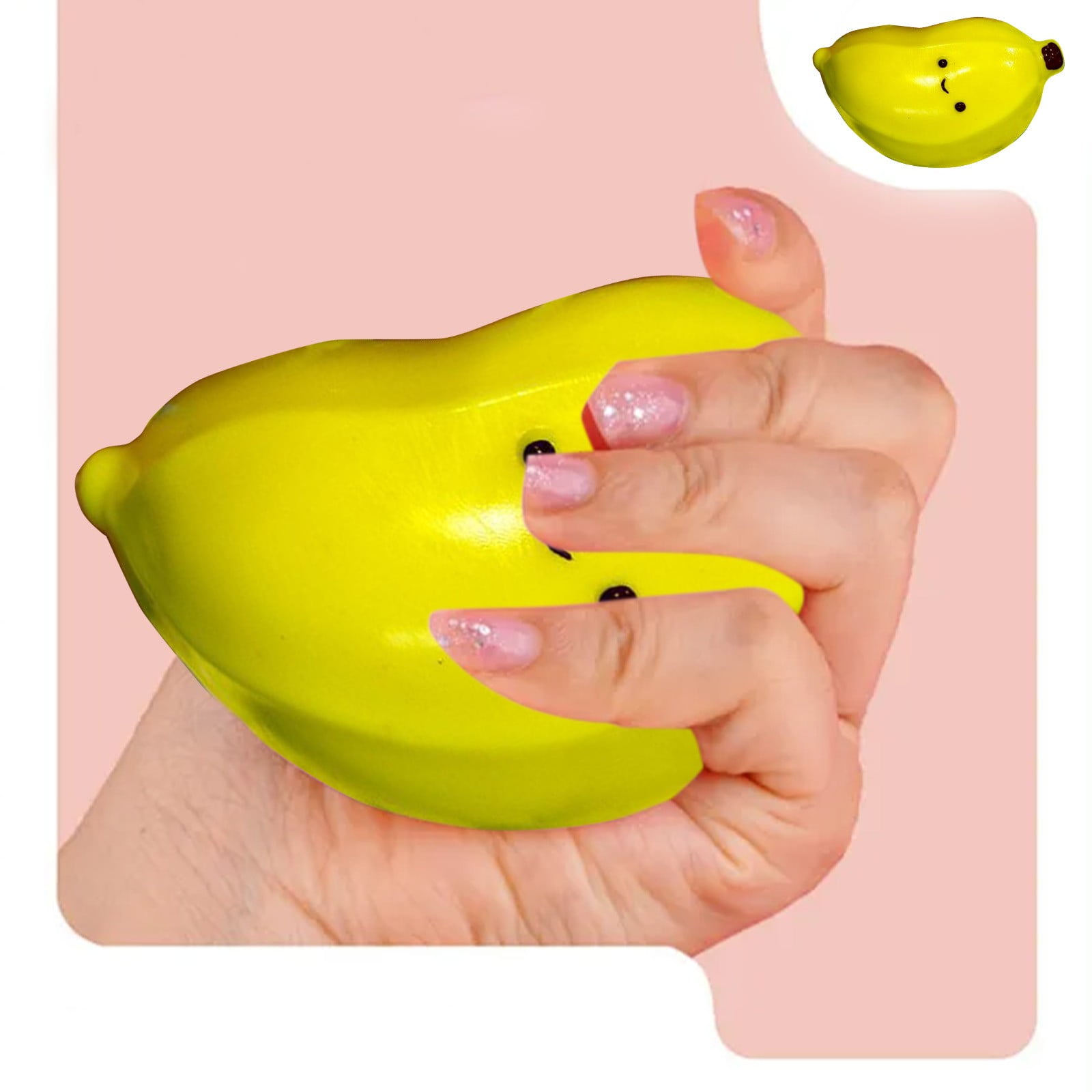 wycnly Kids Toys Adorable Banana Toy for Stress Relief and Sensory Play ...